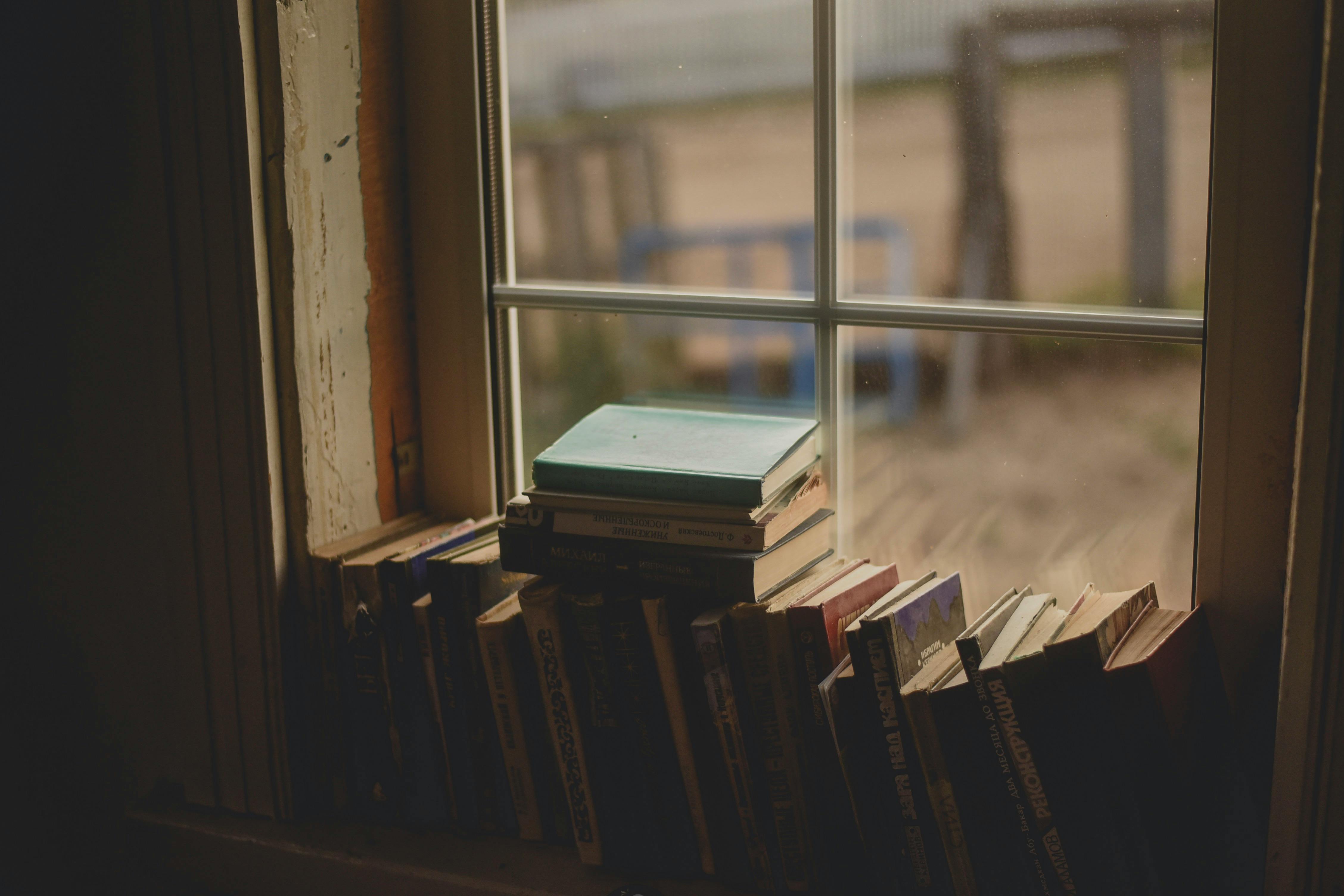 Books by the Window · Free Stock Photo