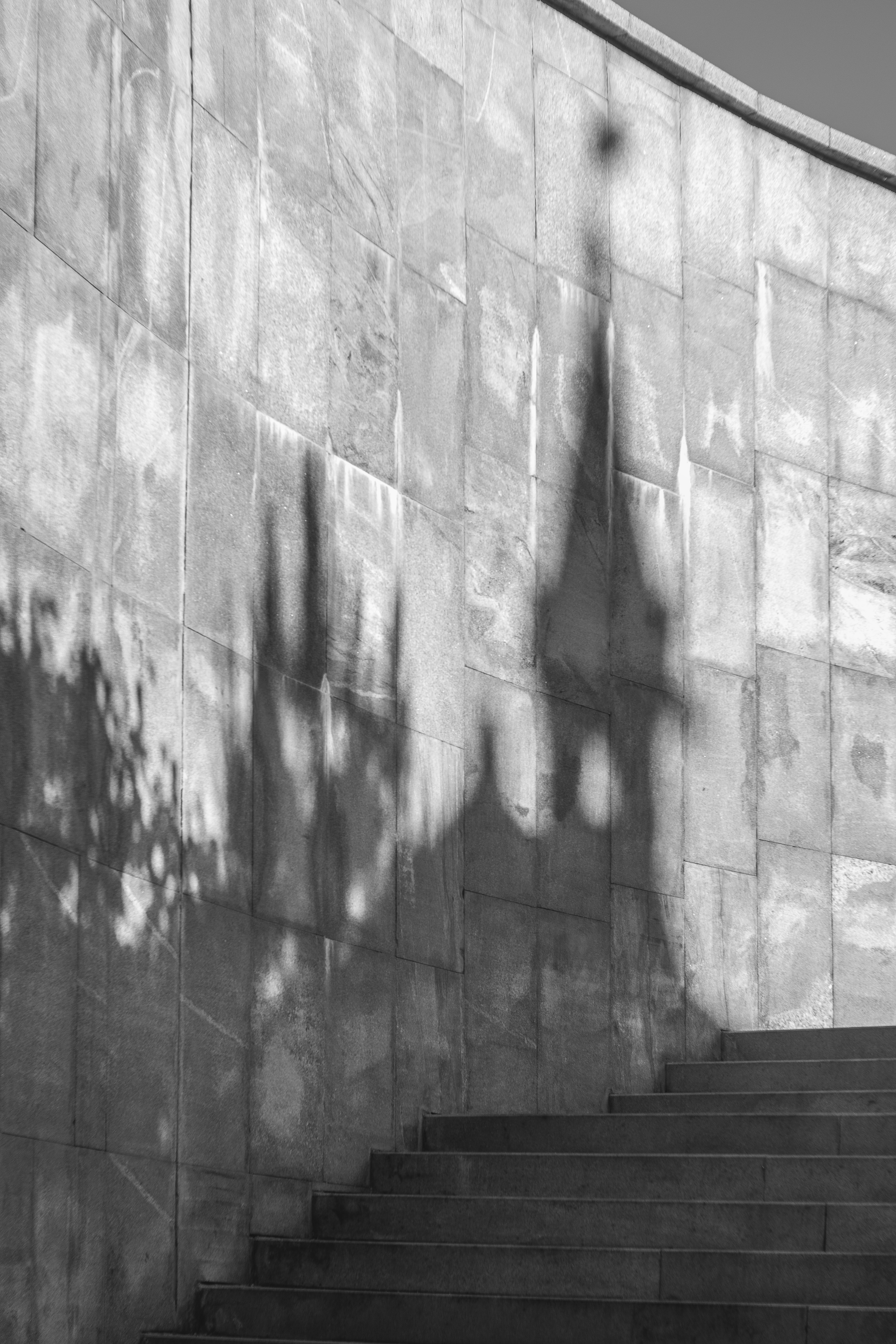 Shadow of Church on Wall · Free Stock Photo