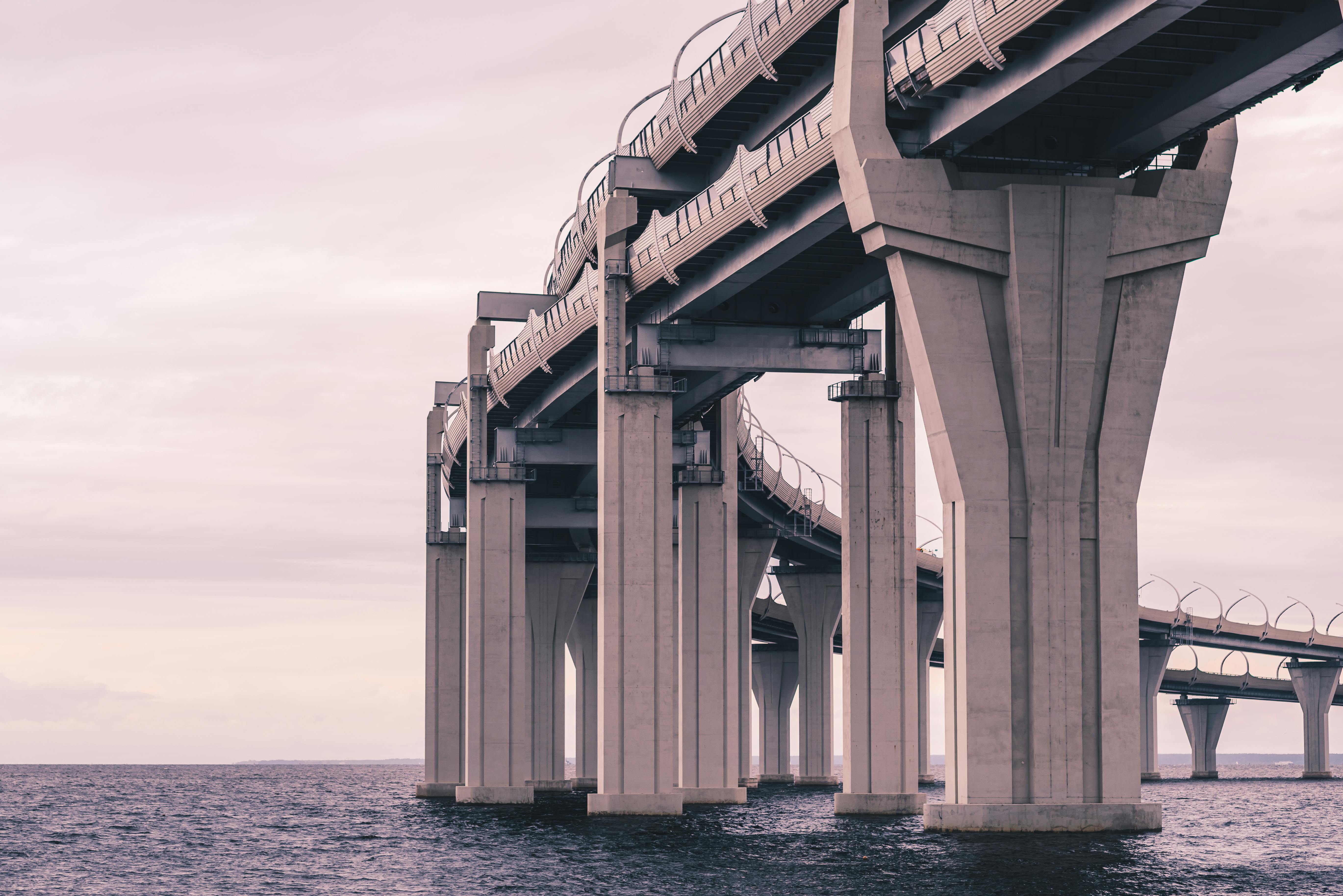 Single Column Bridge Pier Photos, Download The BEST Free Single Column ...