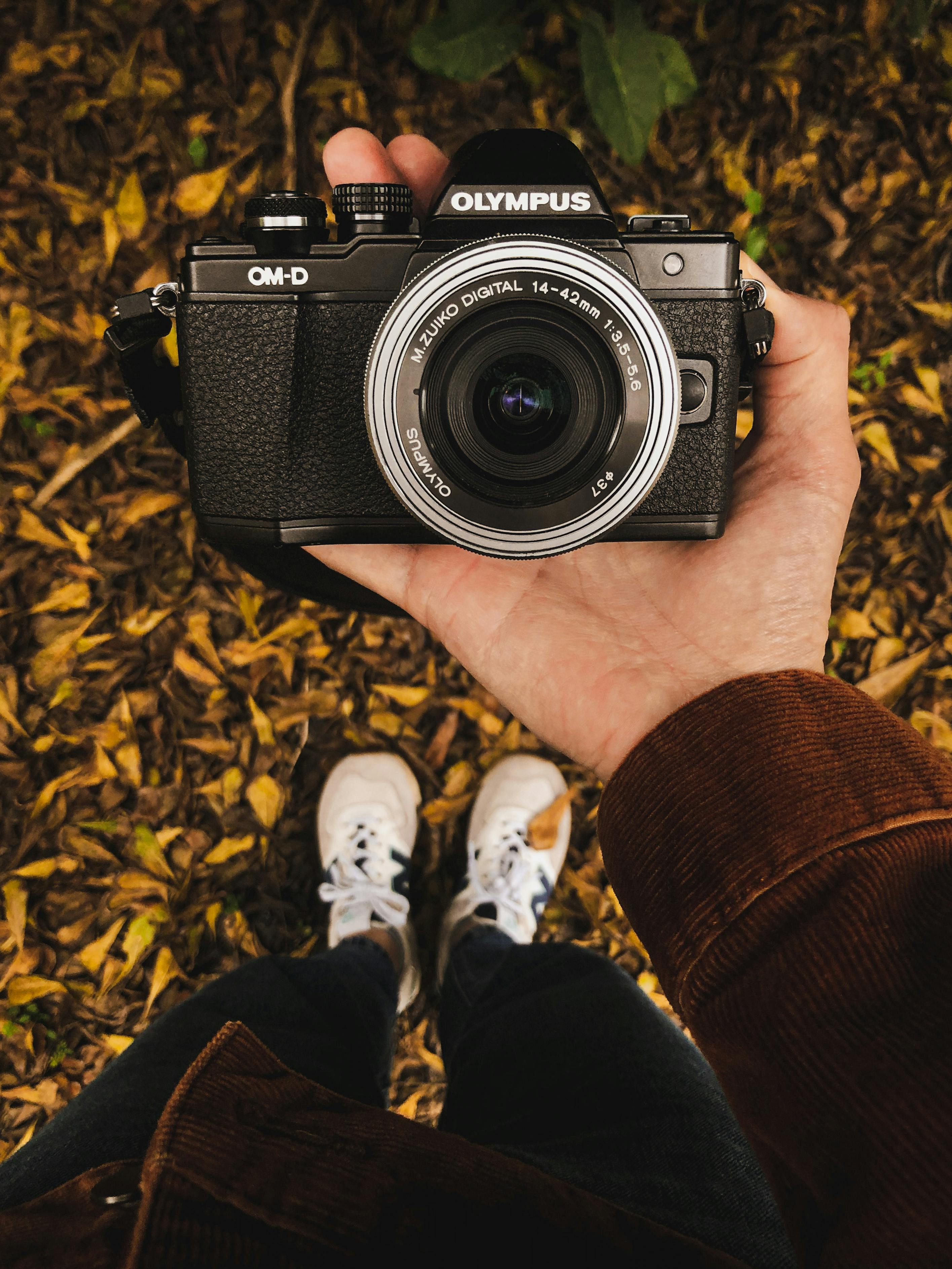 Hand Holding Vintage Camera · Free Stock Photo