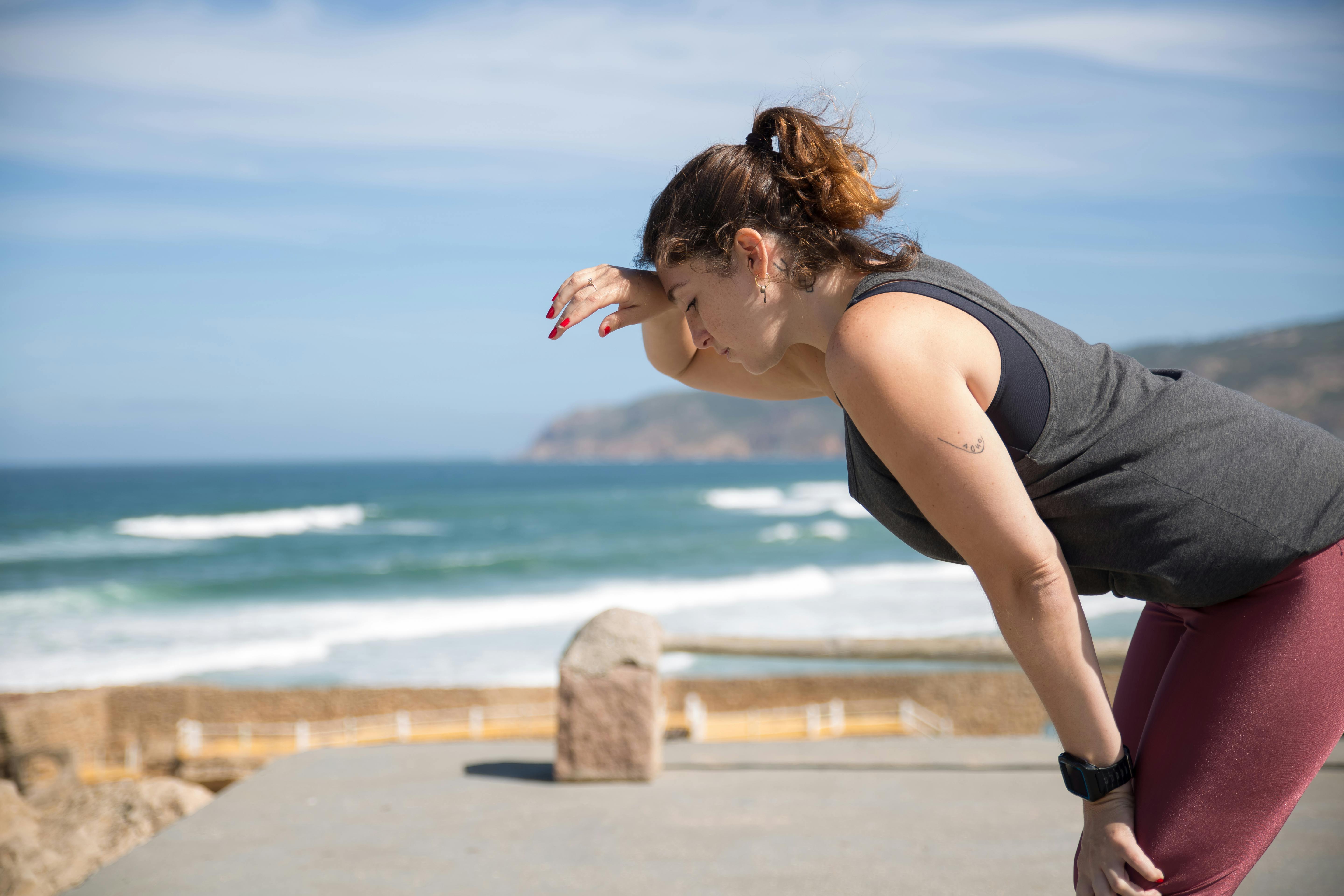 Person Legs with Motivational Words on Papers on White Background ...