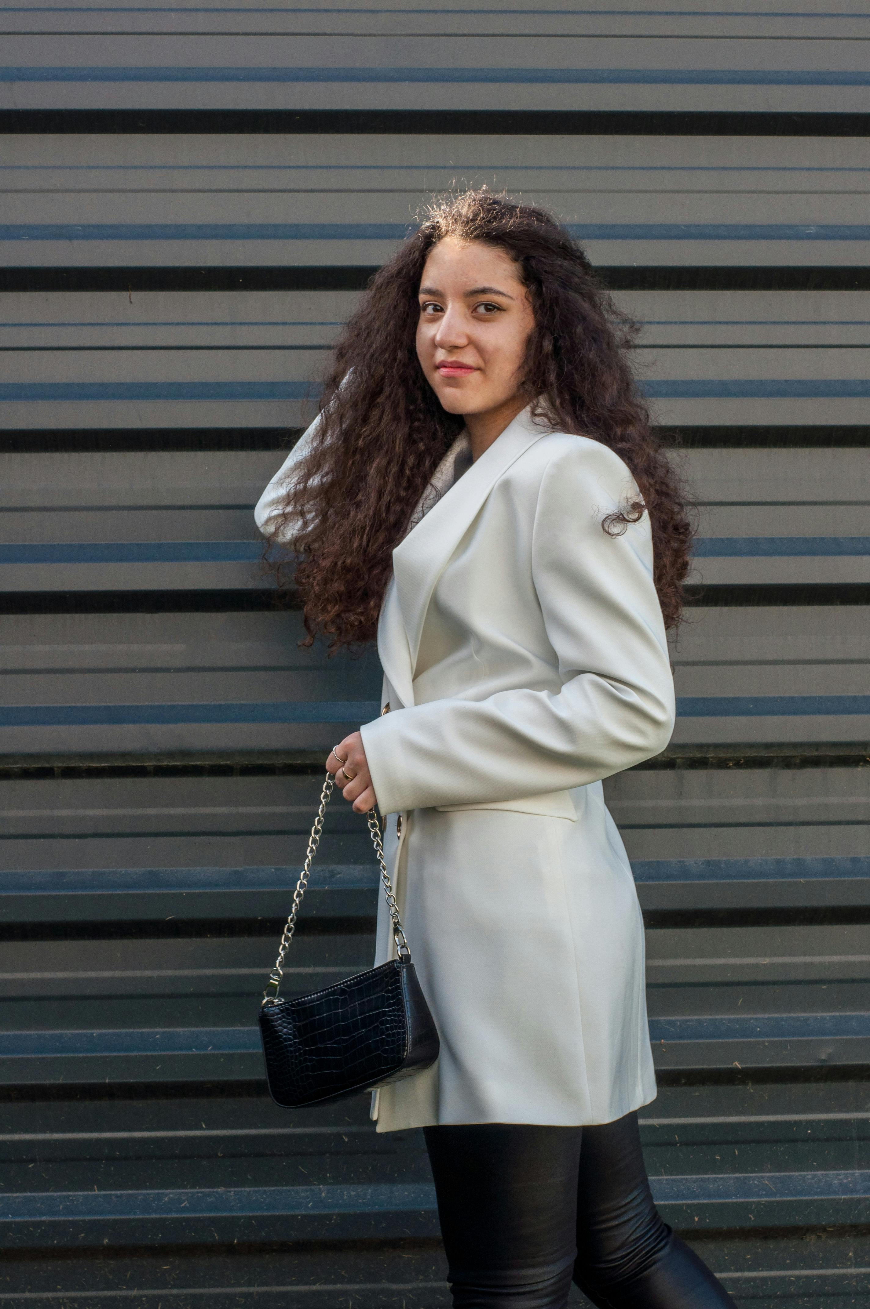 Woman Wearing a White Blazer · Free Stock Photo