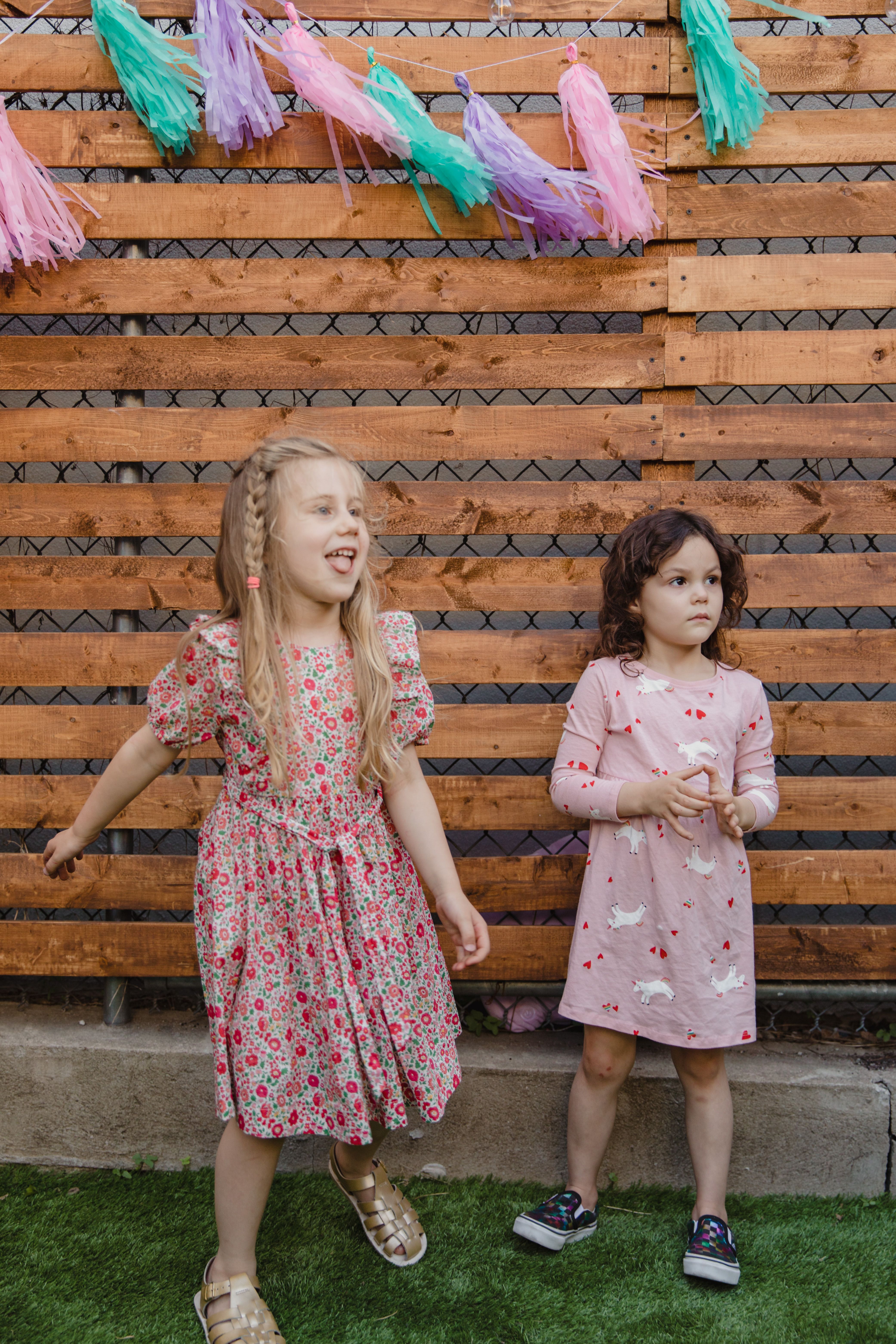 Little Girls at a Birthday Party · Free Stock Photo