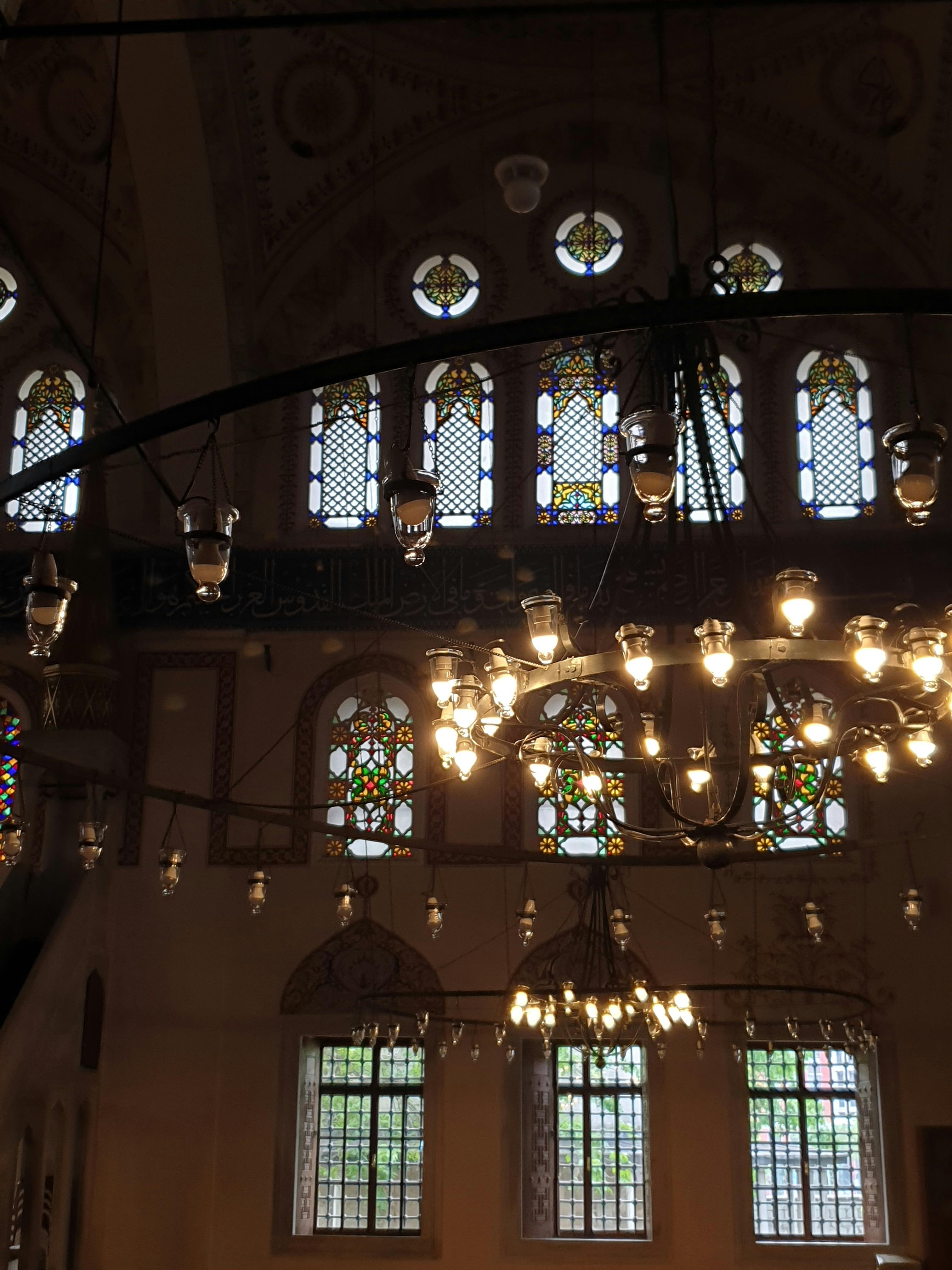 Mosque Illuminated at Night · Free Stock Photo