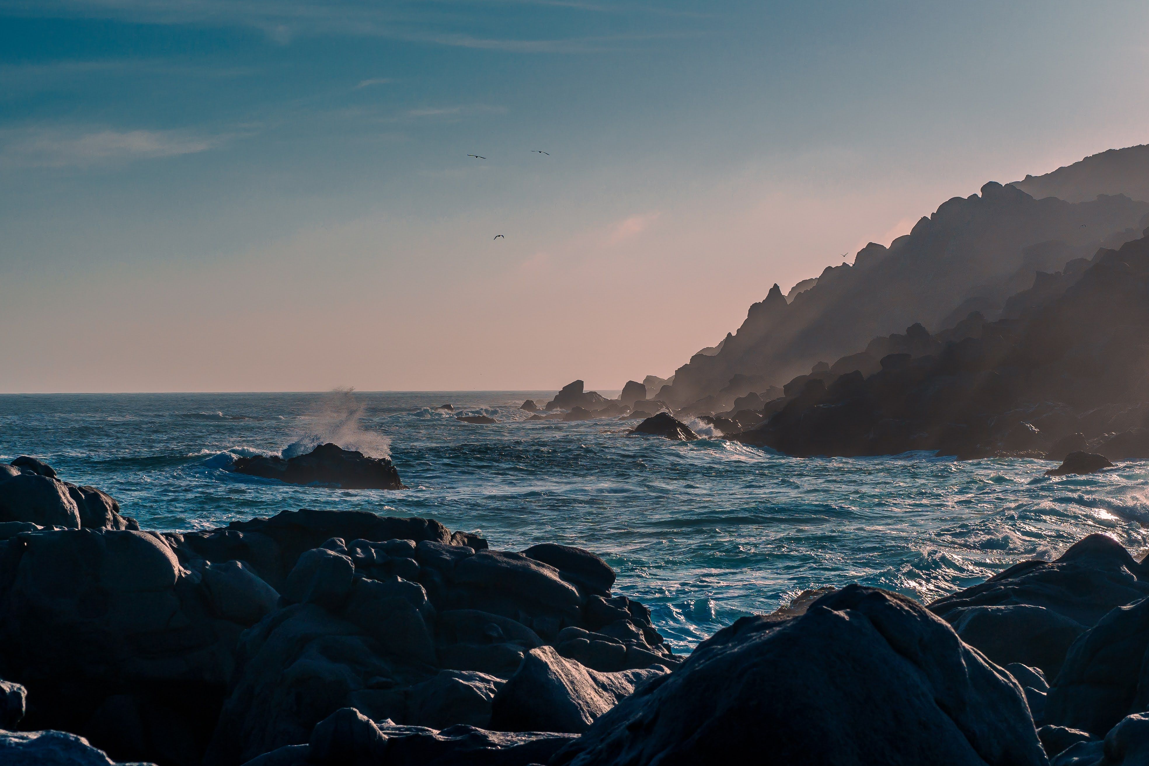 Rocky Cliffs by the Sea · Free Stock Photo