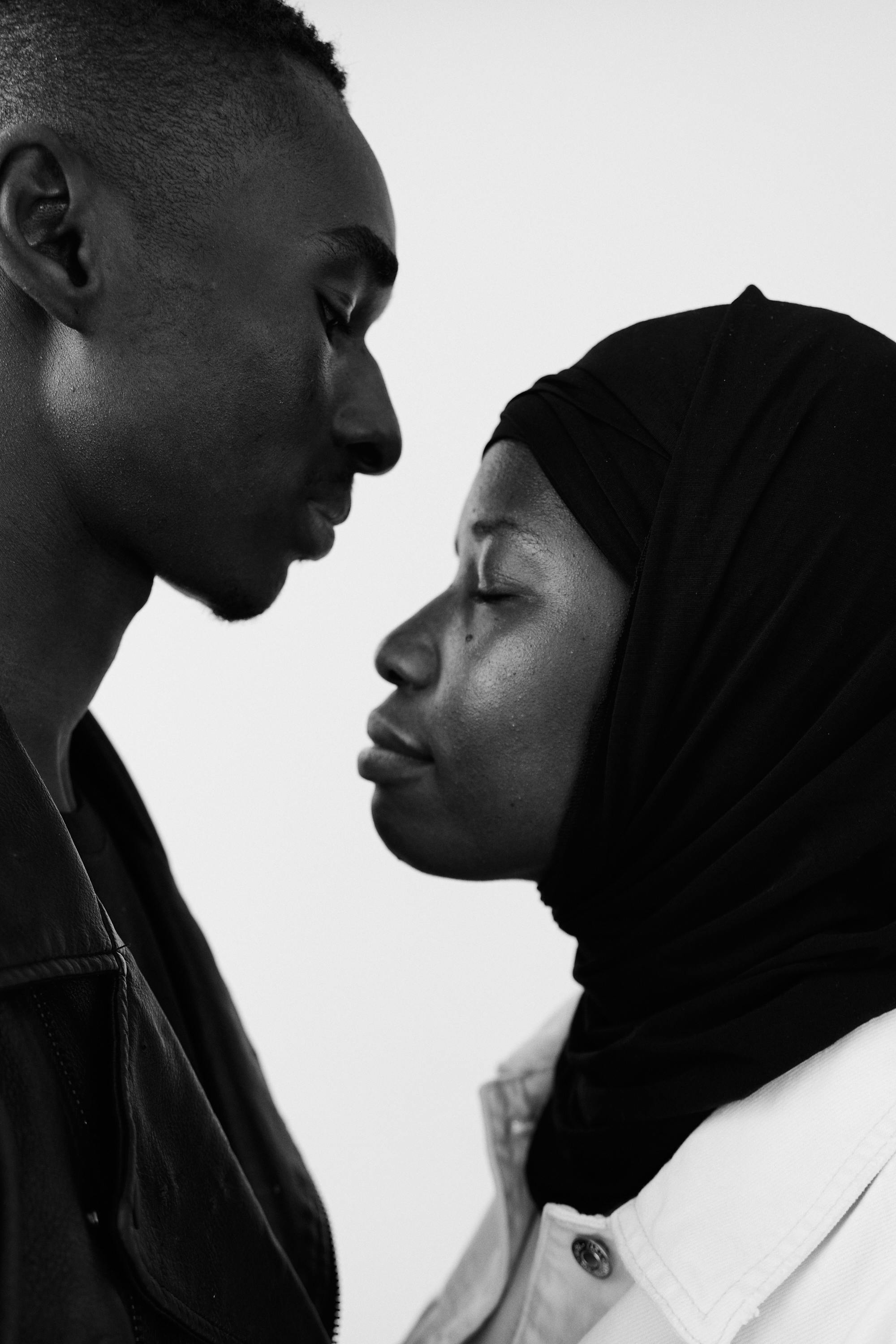 Man and Woman Standing Face to Face · Free Stock Photo