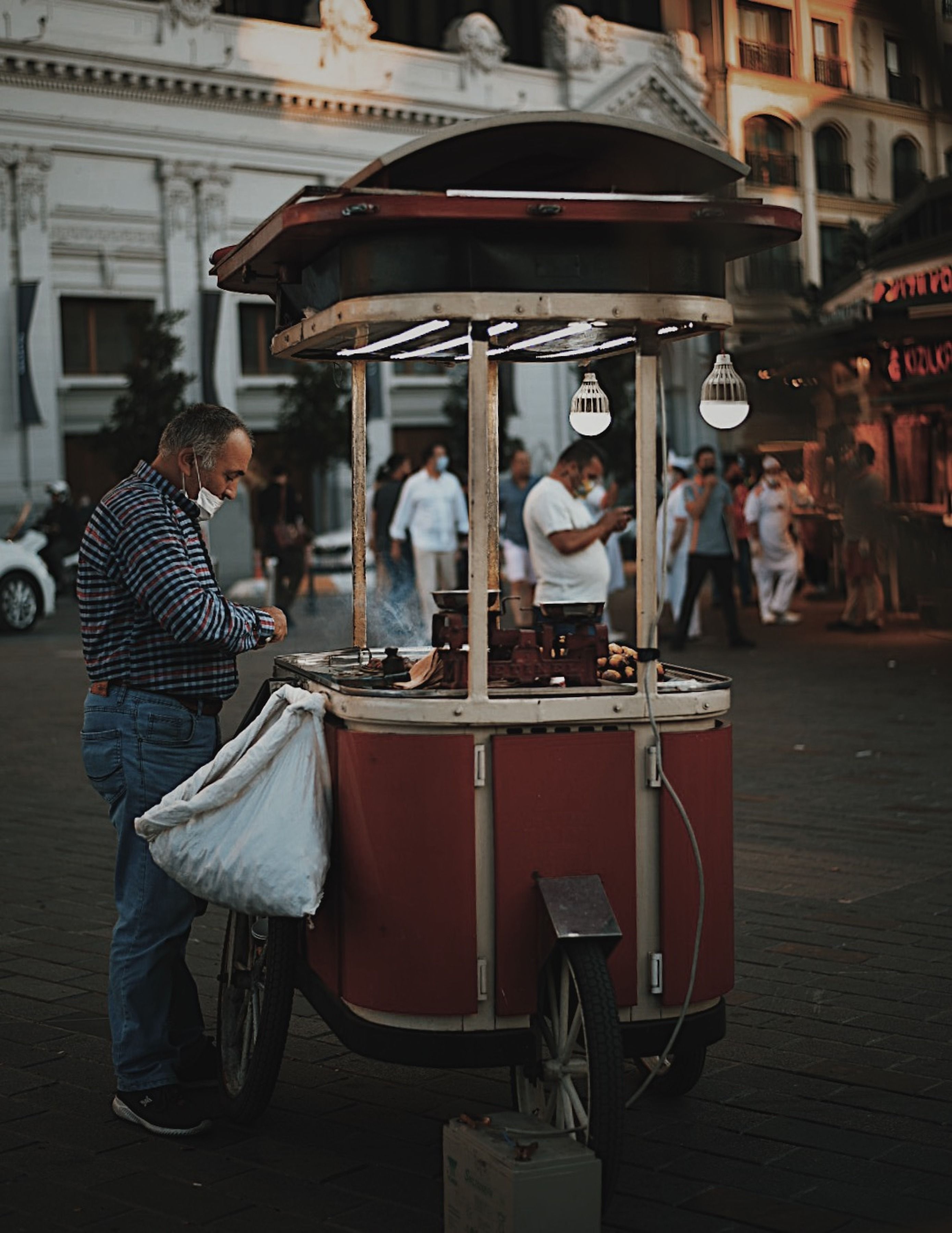 Man Preparing His Food Cat · Free Stock Photo