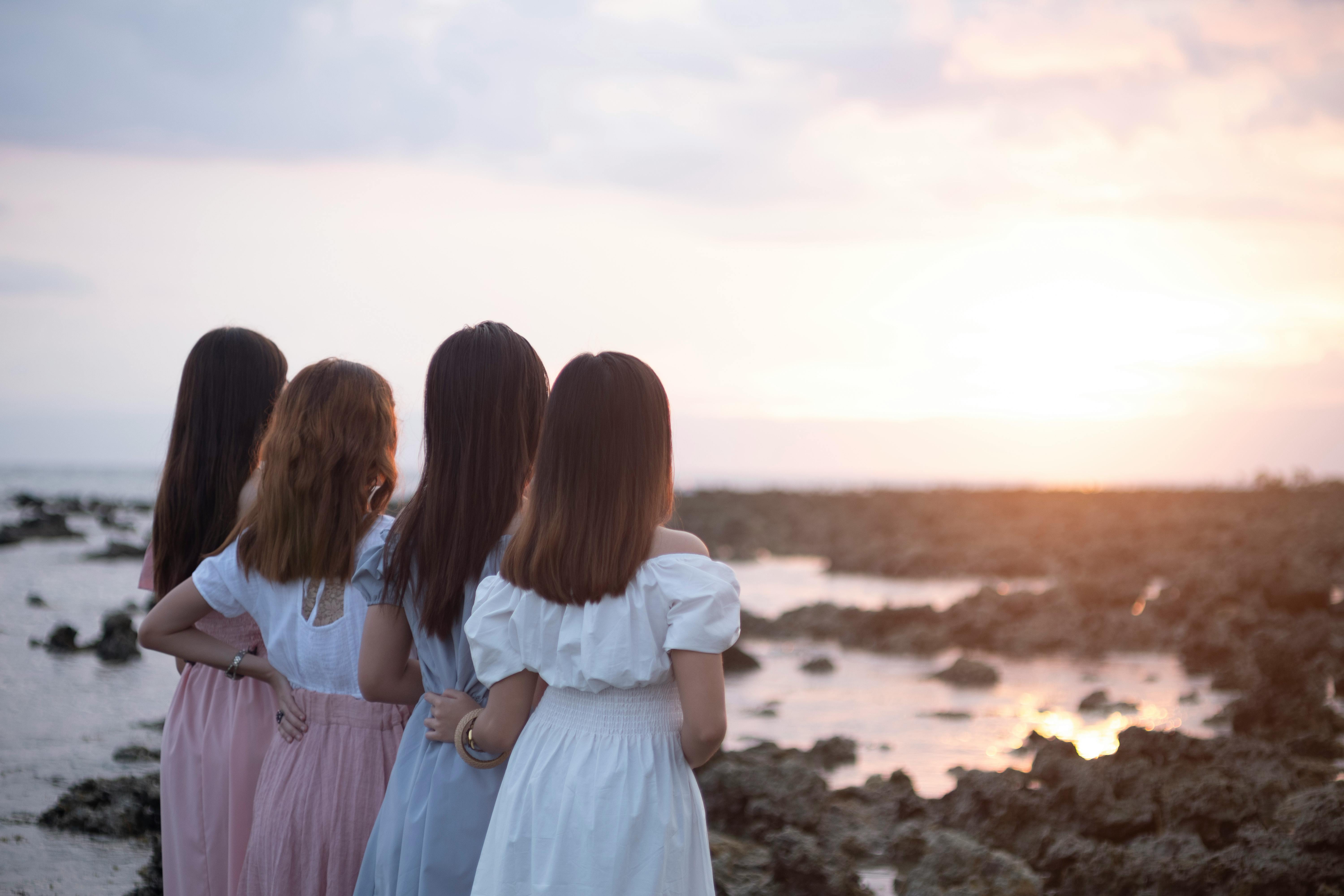 Women Standing Side by Side · Free Stock Photo