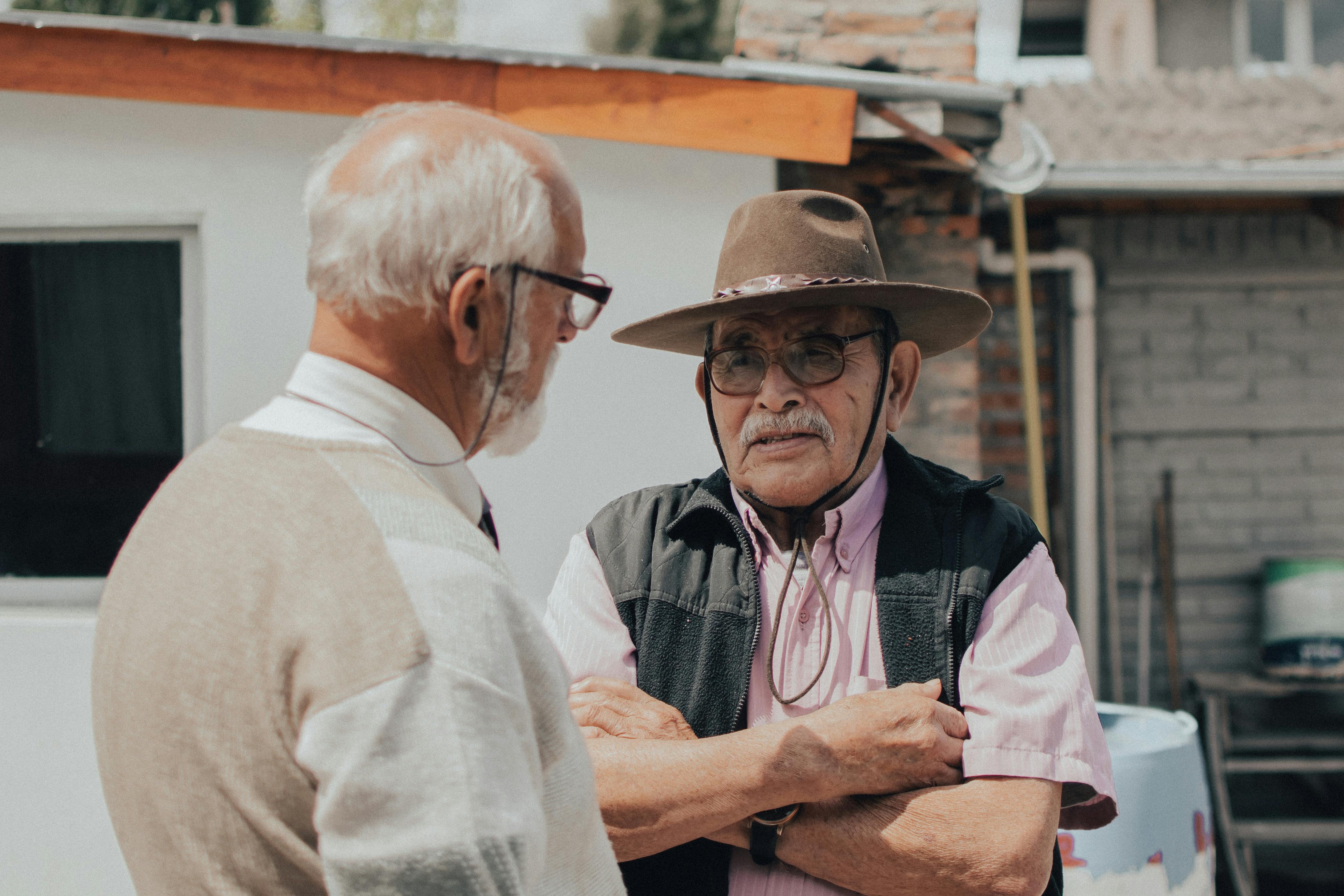Elderly People Talking to Each Other · Free Stock Photo