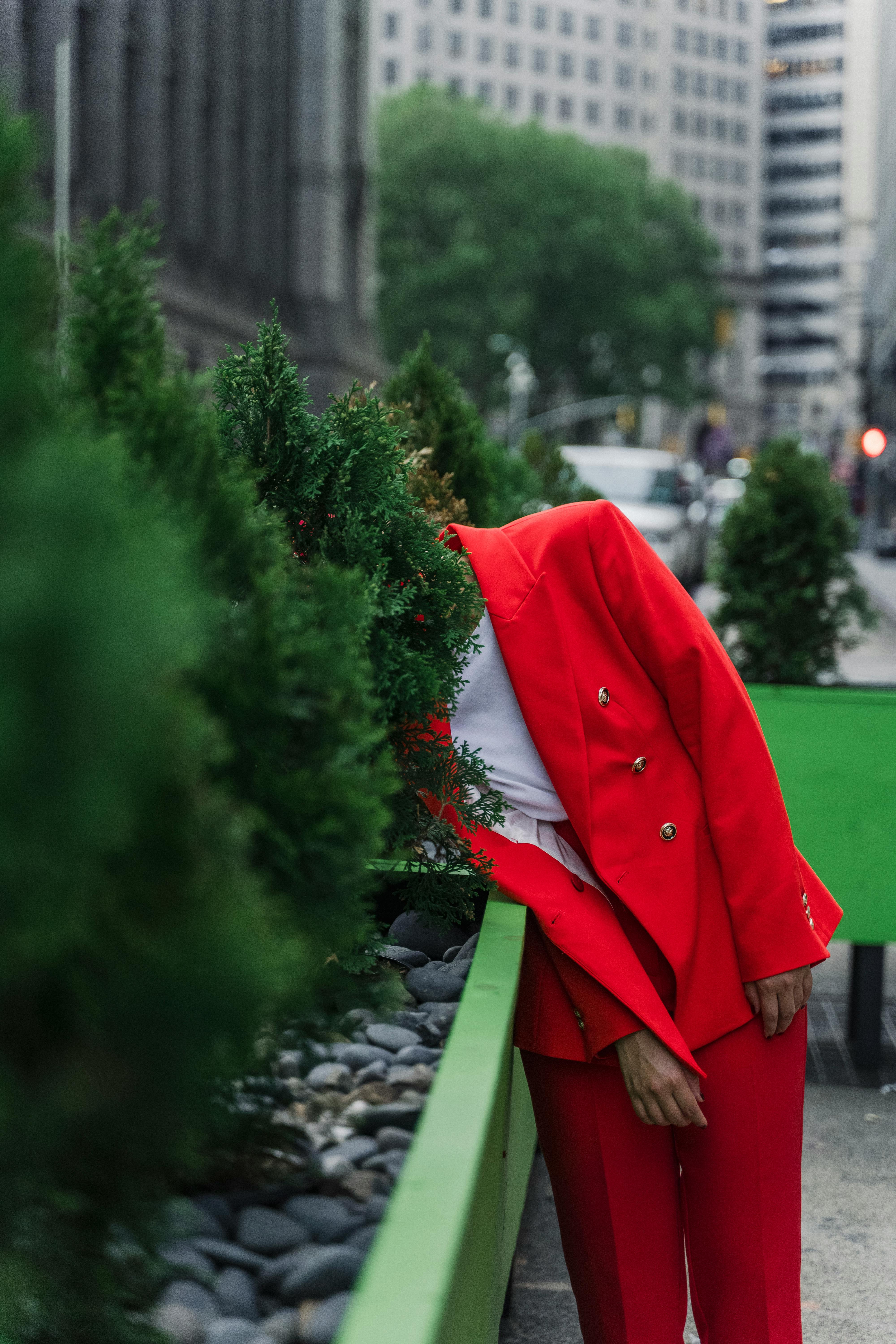 A Person in Red Jacket · Free Stock Photo