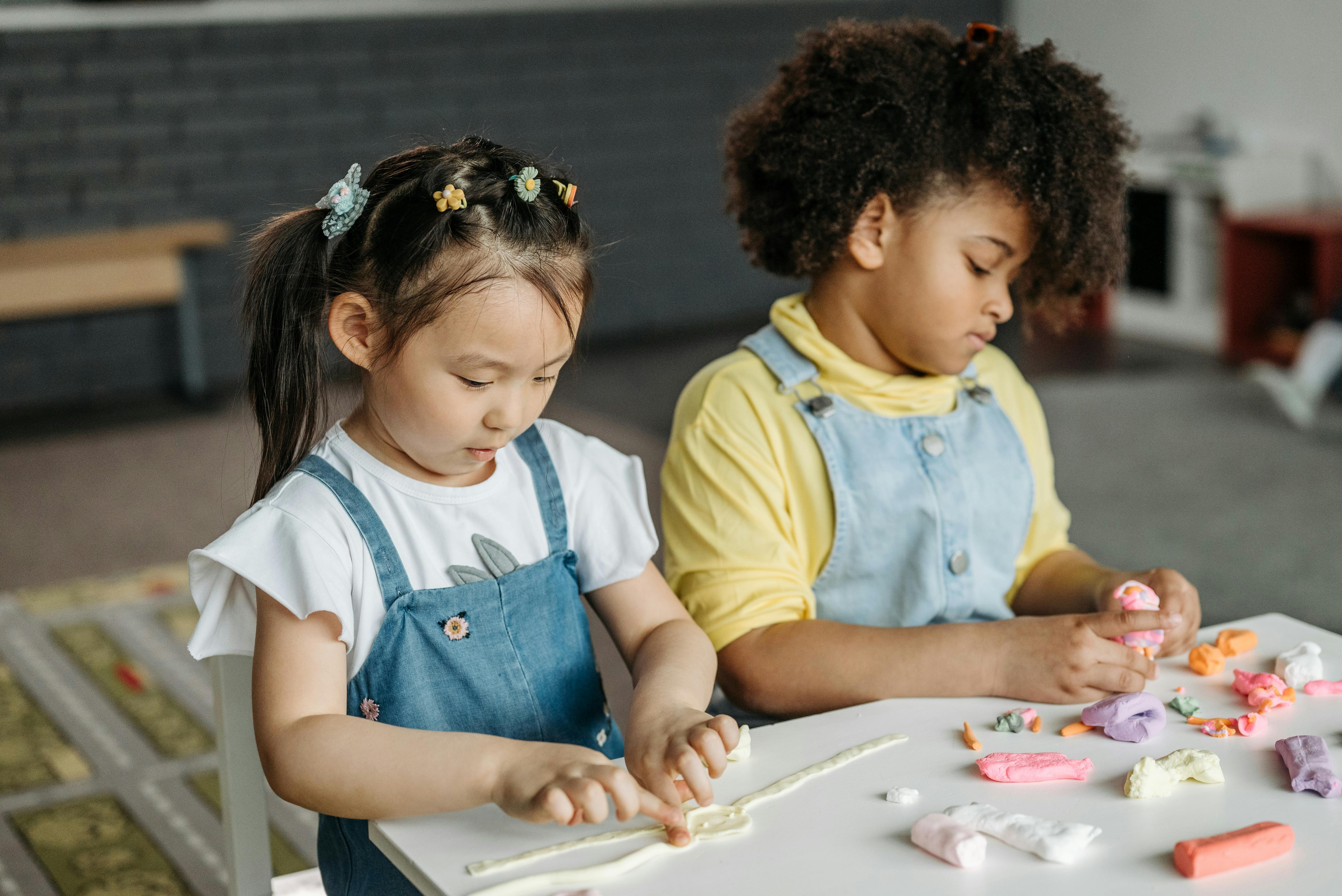 Kids Sitting at the Table · Free Stock Photo