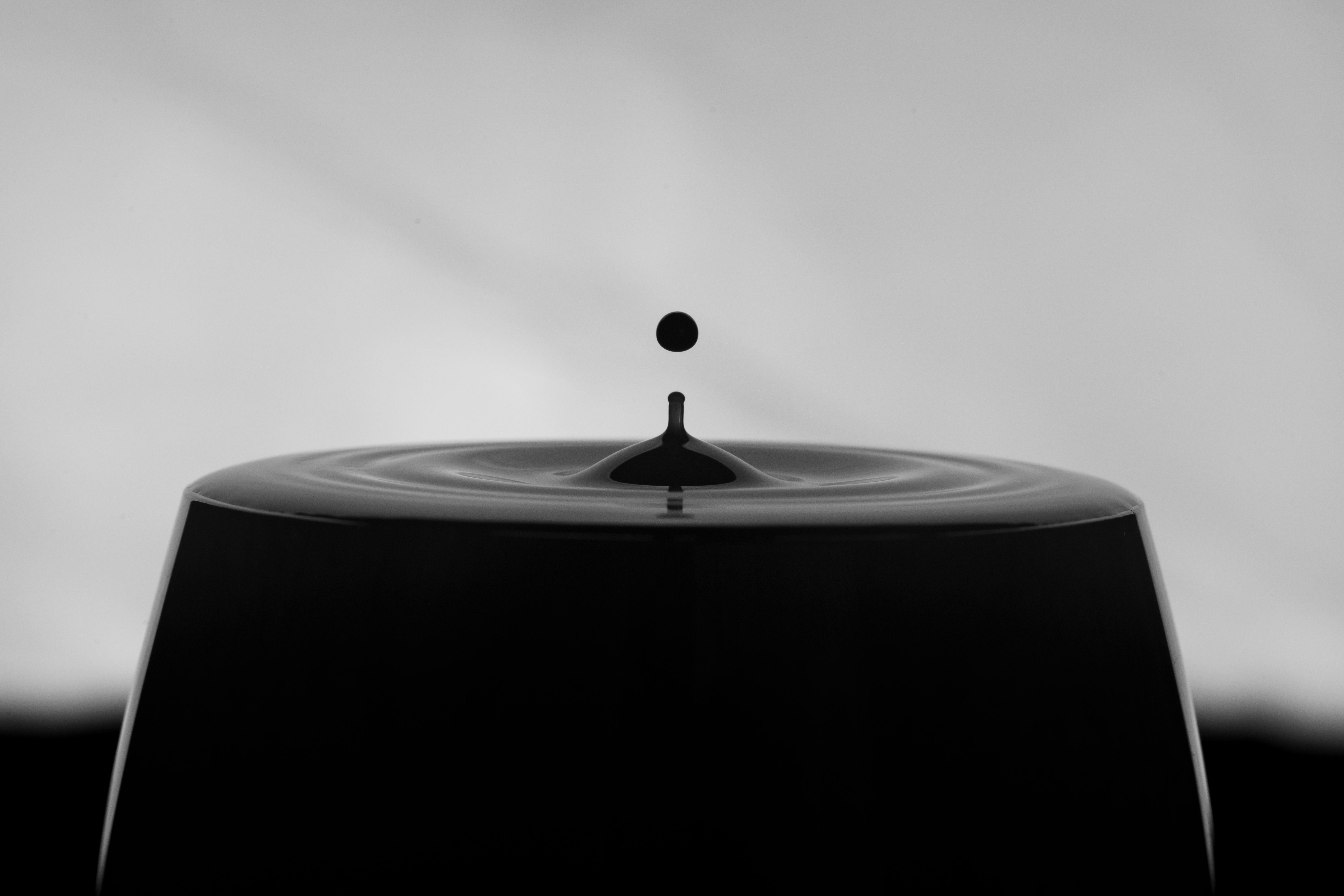 Grayscale Photo of Glass Window with Waterdrops · Free Stock Photo