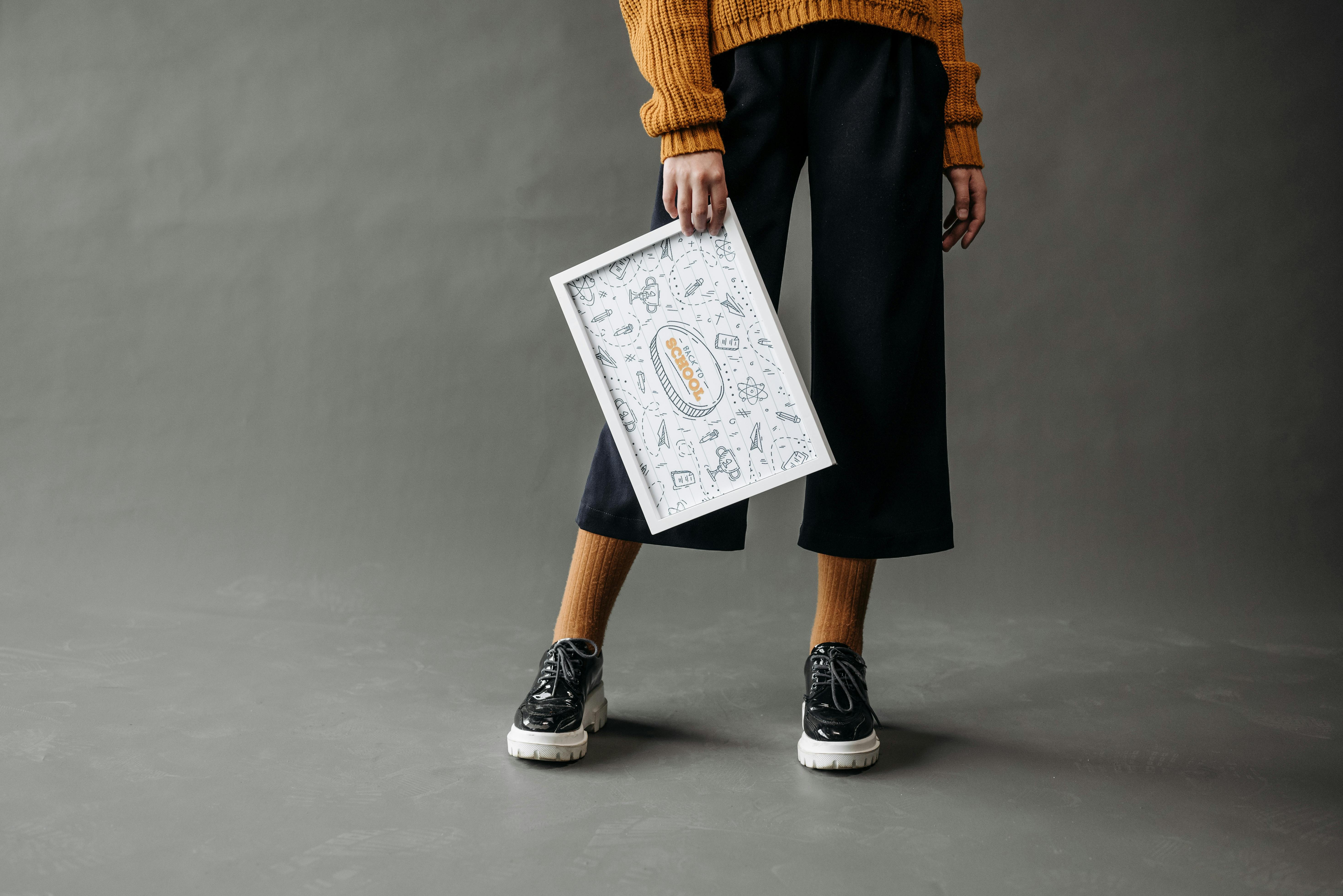 A Person Holding a Poster · Free Stock Photo