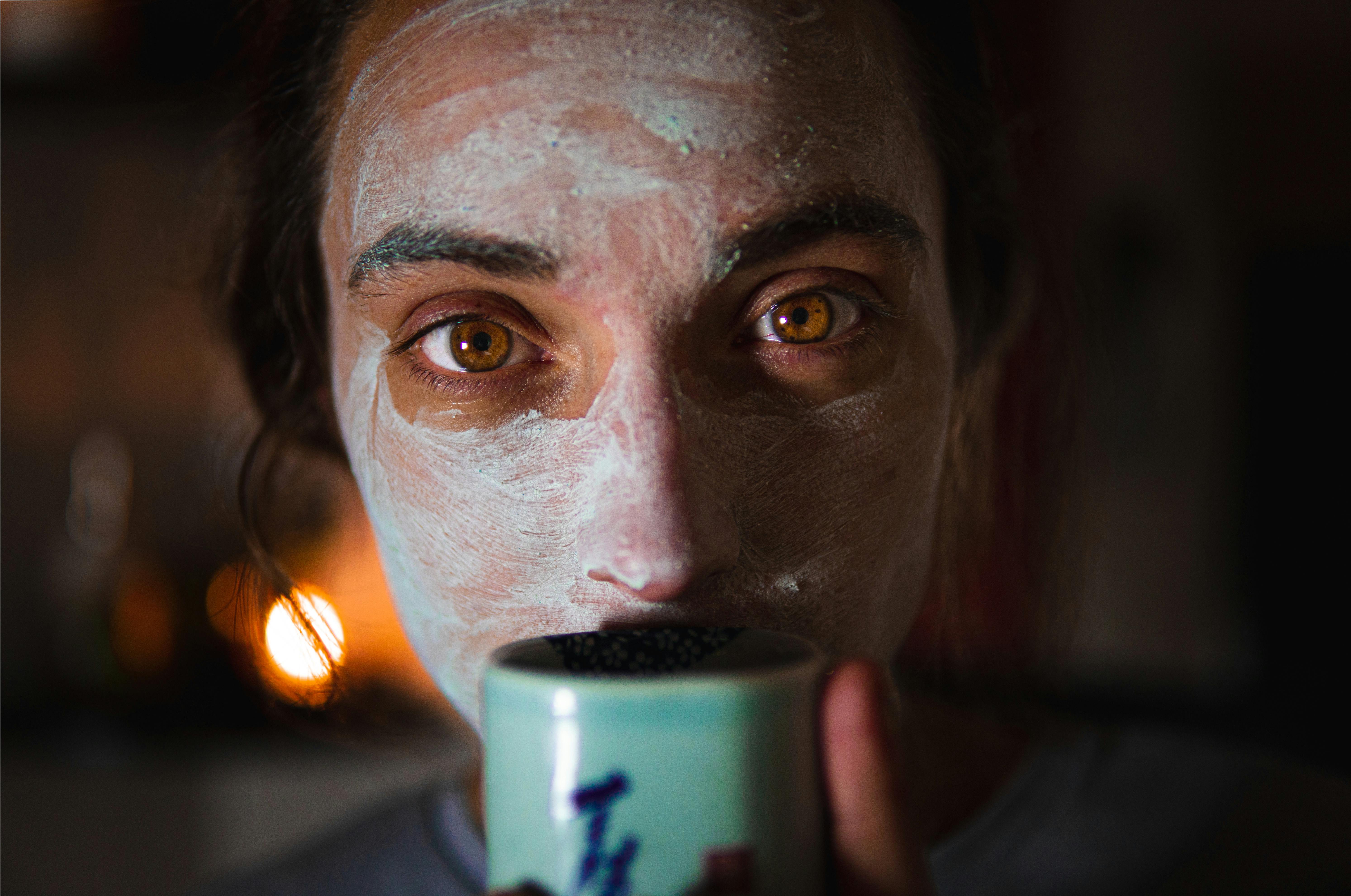 A Woman with an Eye Mask · Free Stock Photo