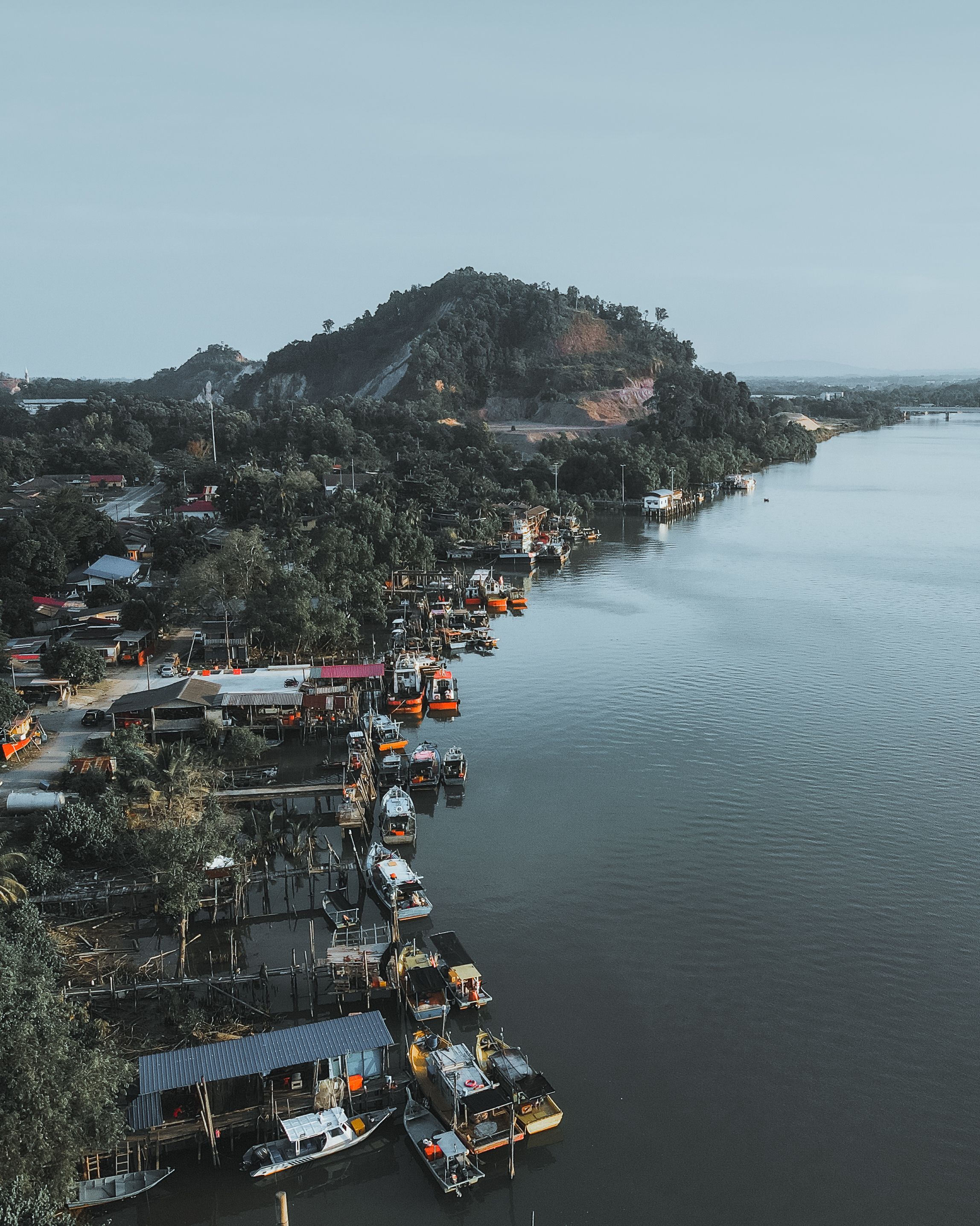 Town by a River · Free Stock Photo