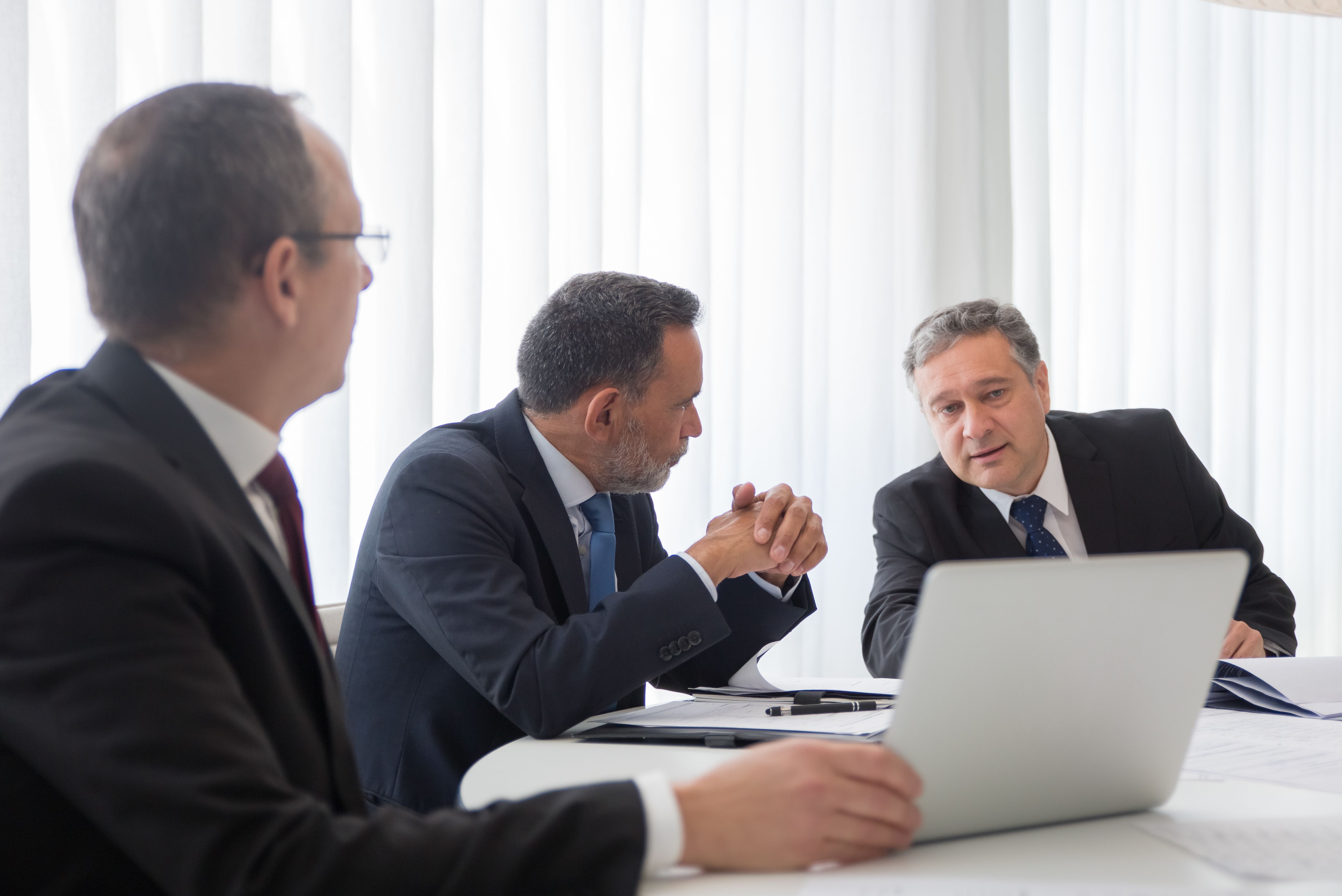 Men in Black Suit Working Together · Free Stock Photo