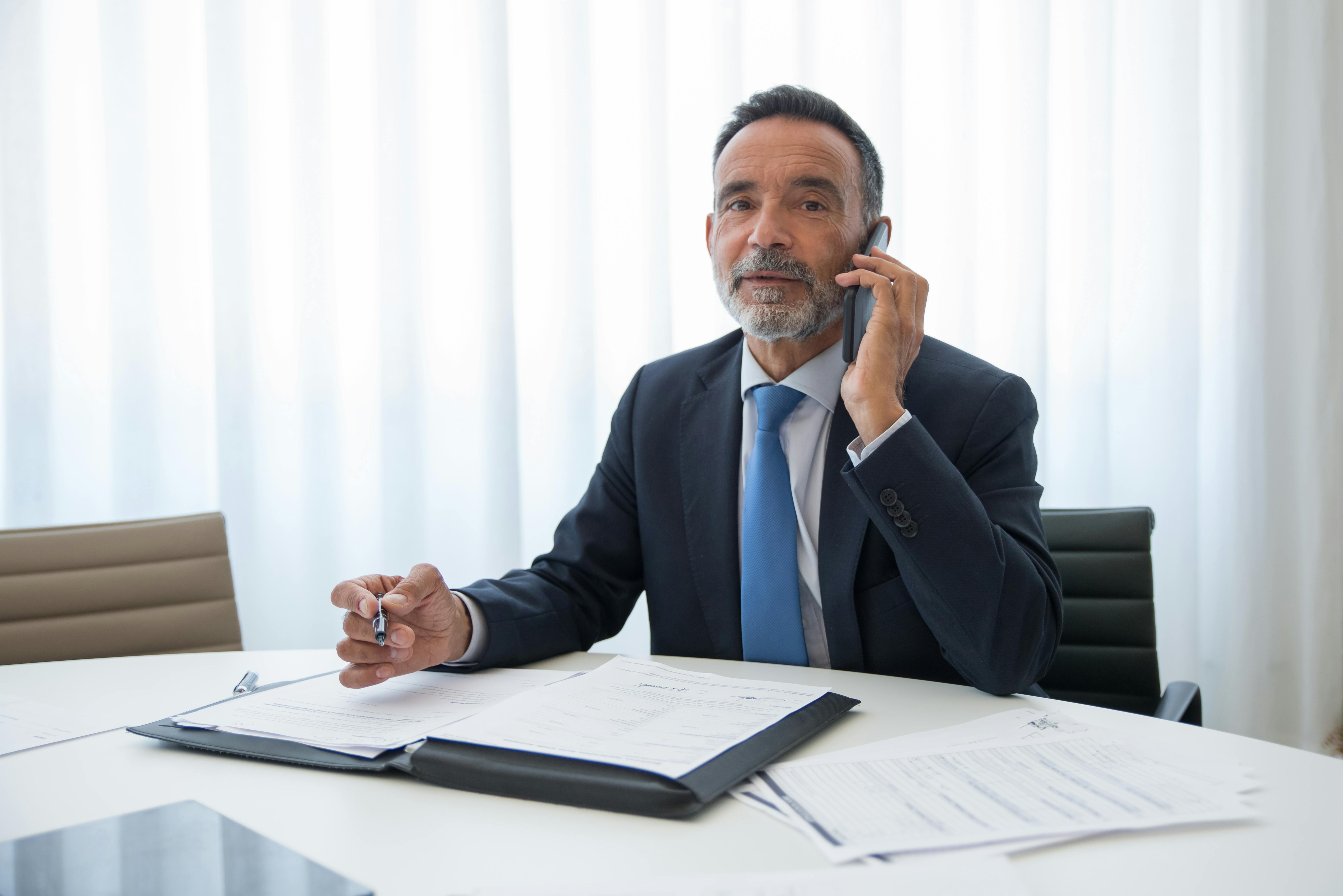 A Man Having a Phone Call · Free Stock Photo