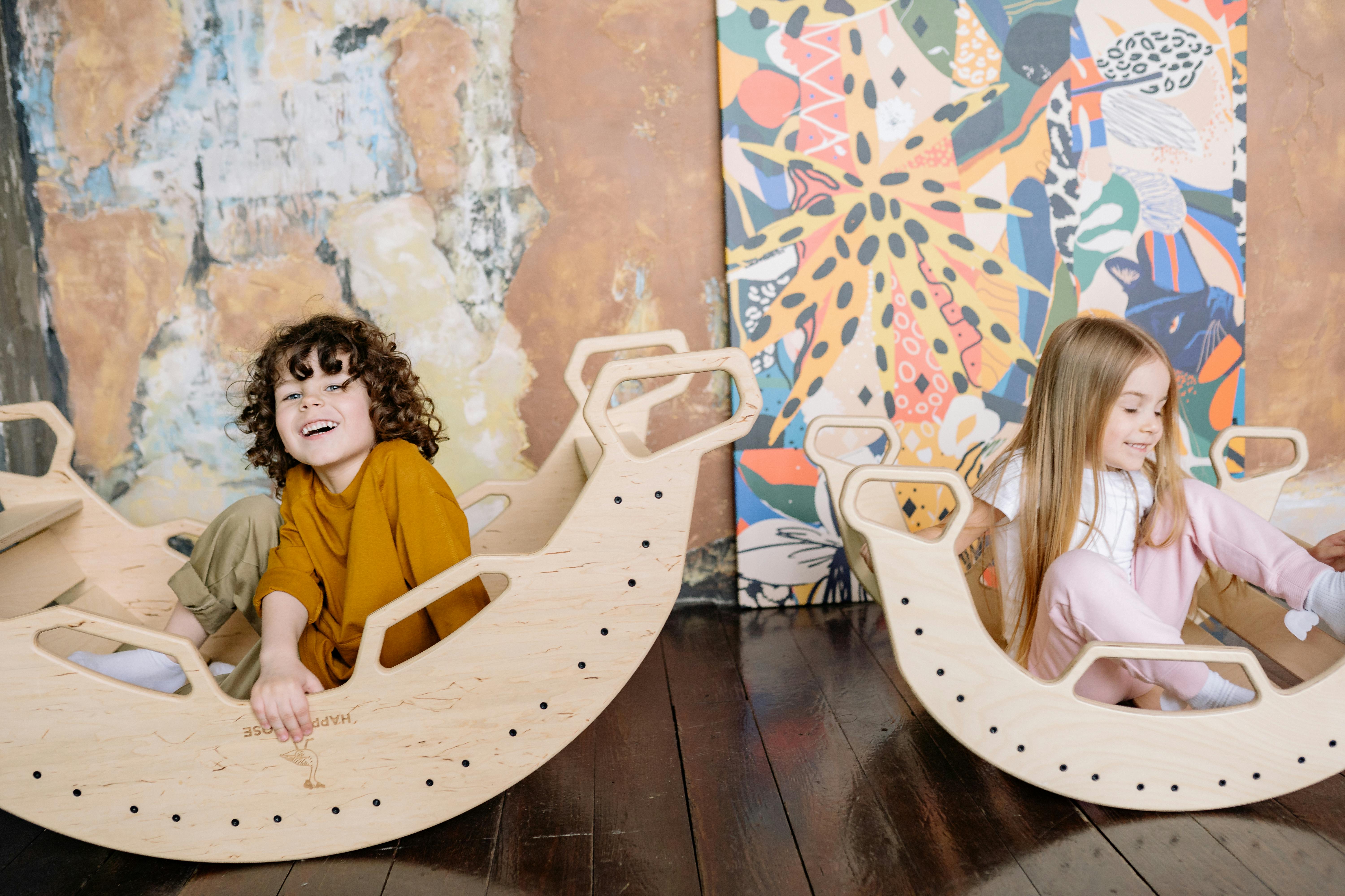 Kids Playing in the Room · Free Stock Photo