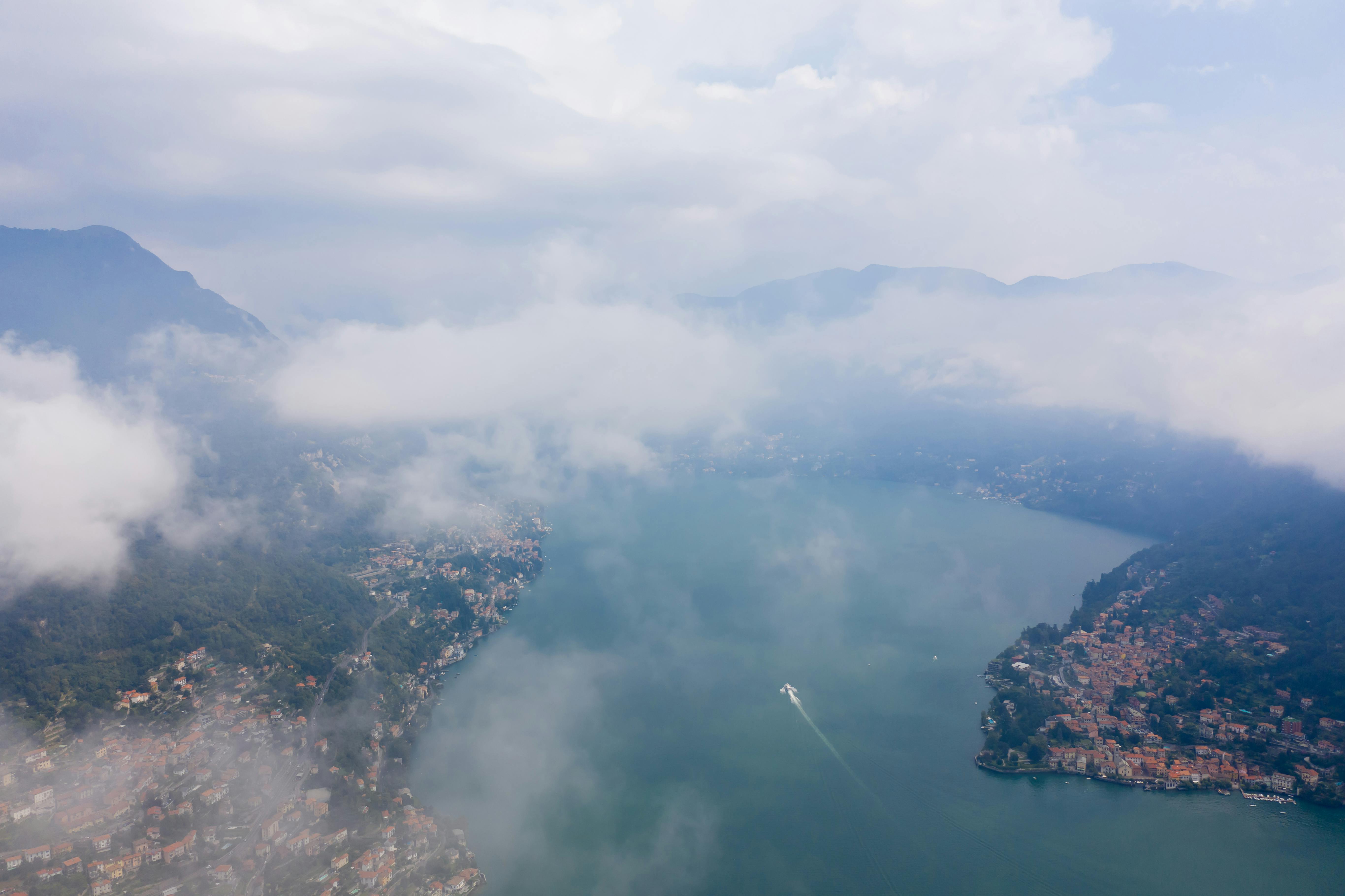 Aerial View of Lake Como · Free Stock Photo