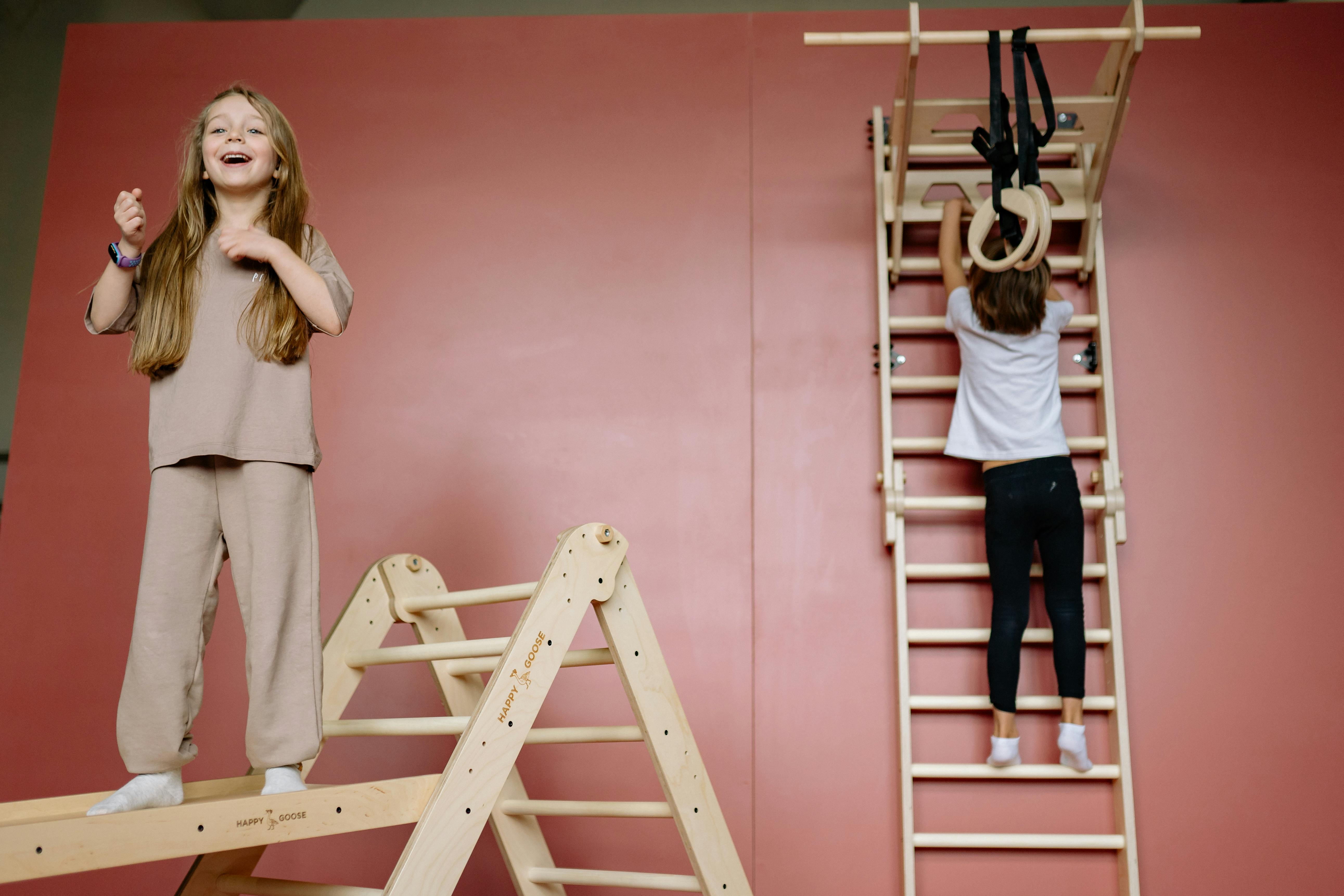 Girl climbing ladder · Free Stock Photo