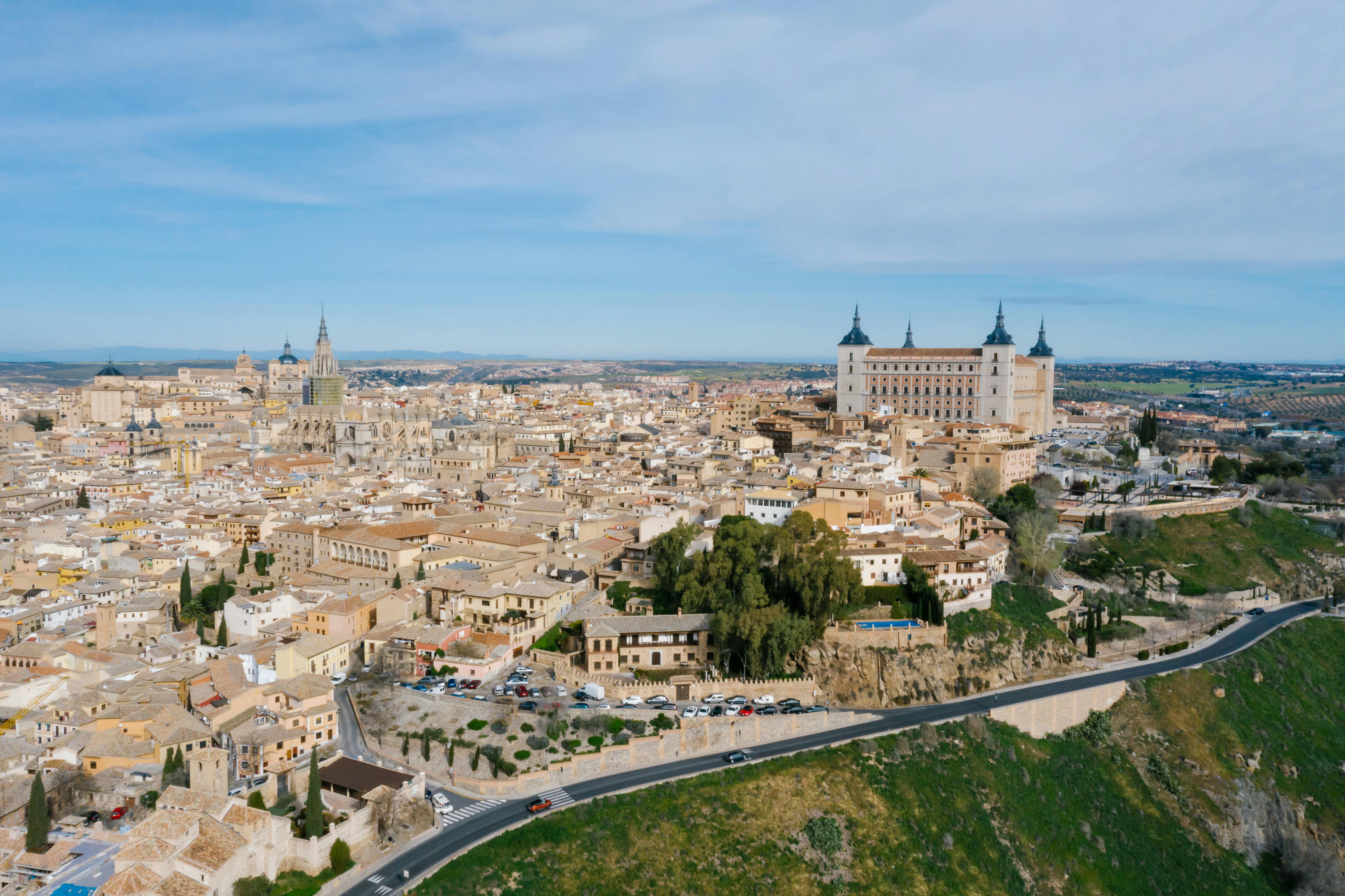 Aerial View of Toledo City Spain · Free Stock Photo