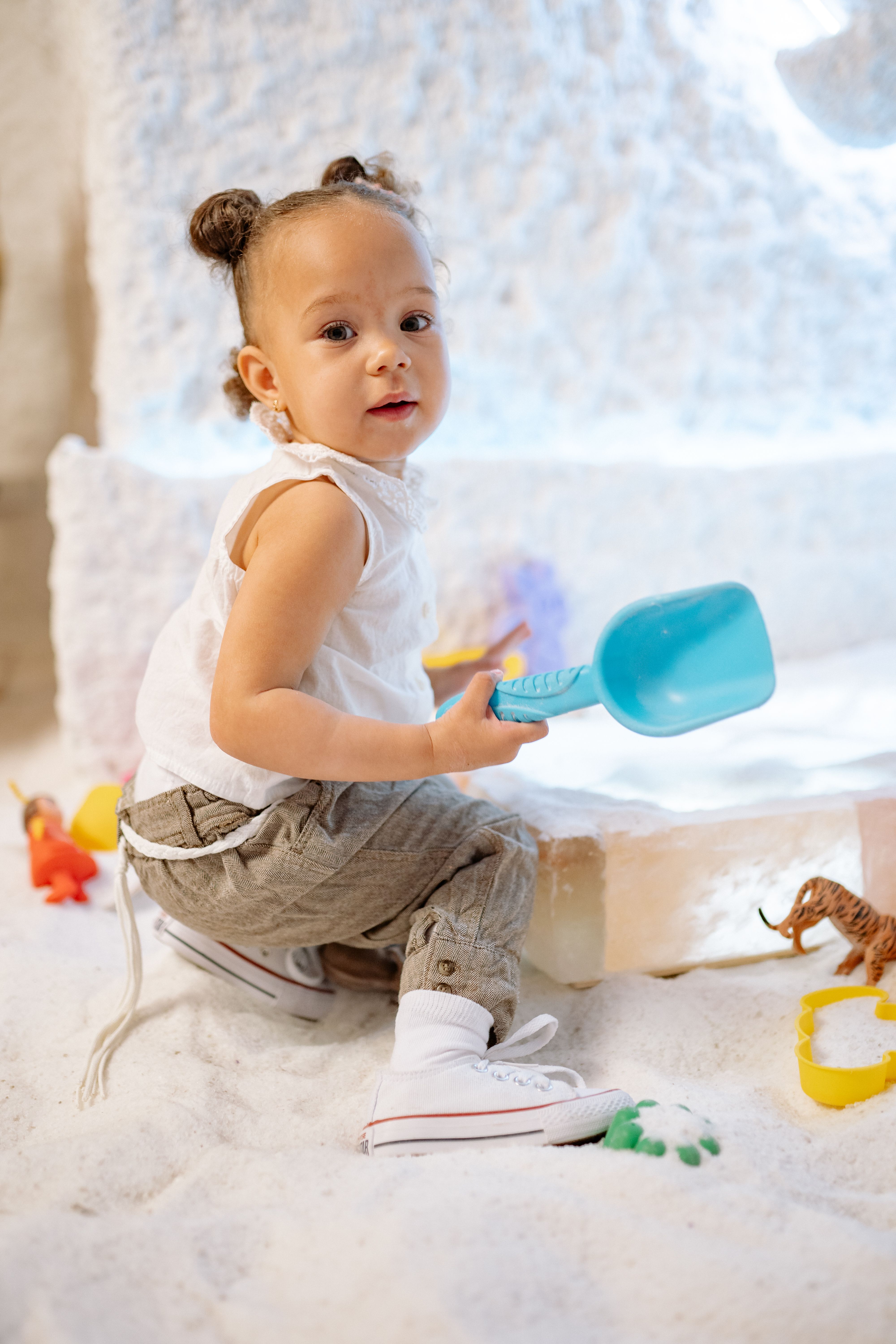 Cute Child Looking at Camera while Playing · Free Stock Photo