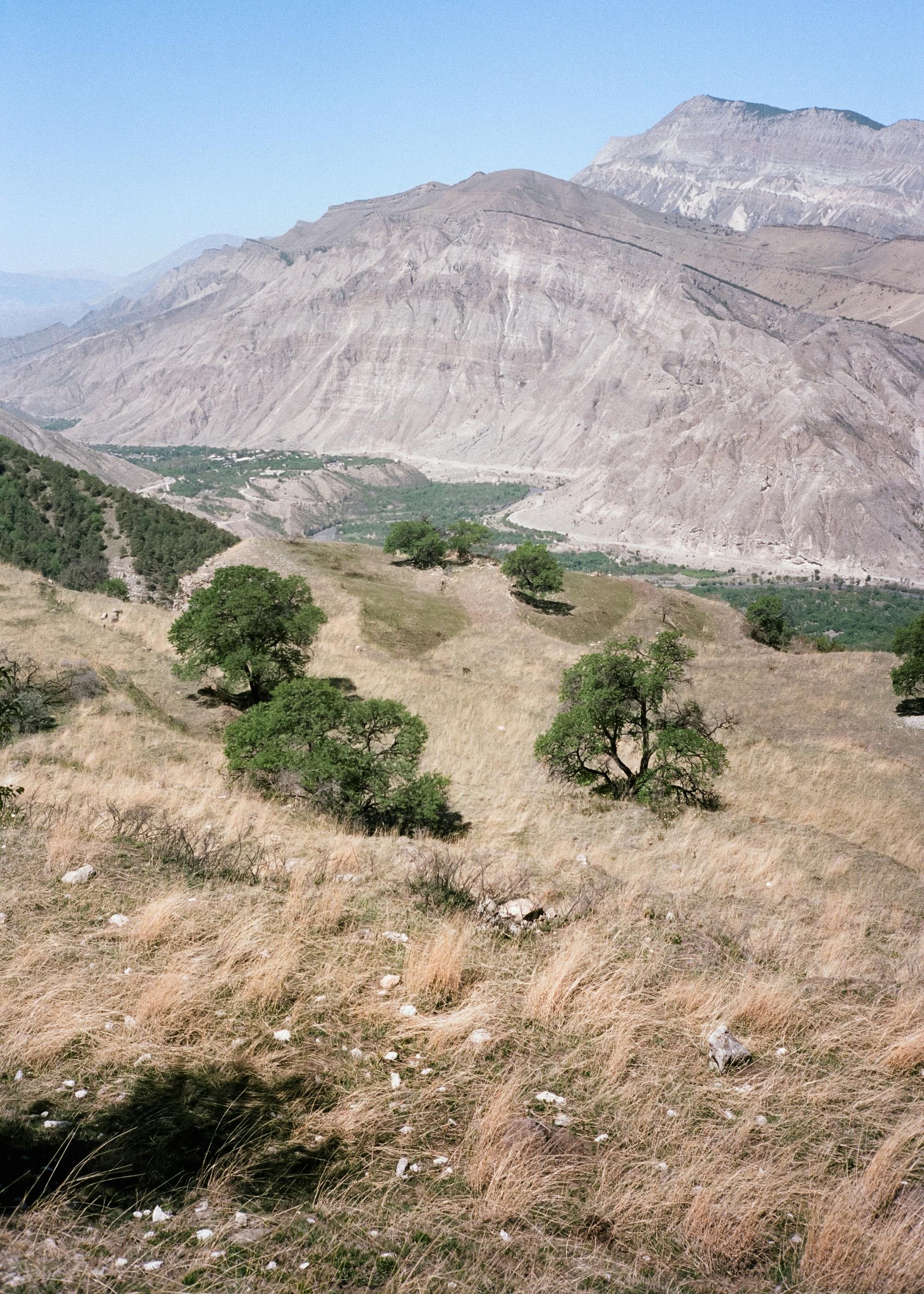 Dry Terrain and Mountains · Free Stock Photo
