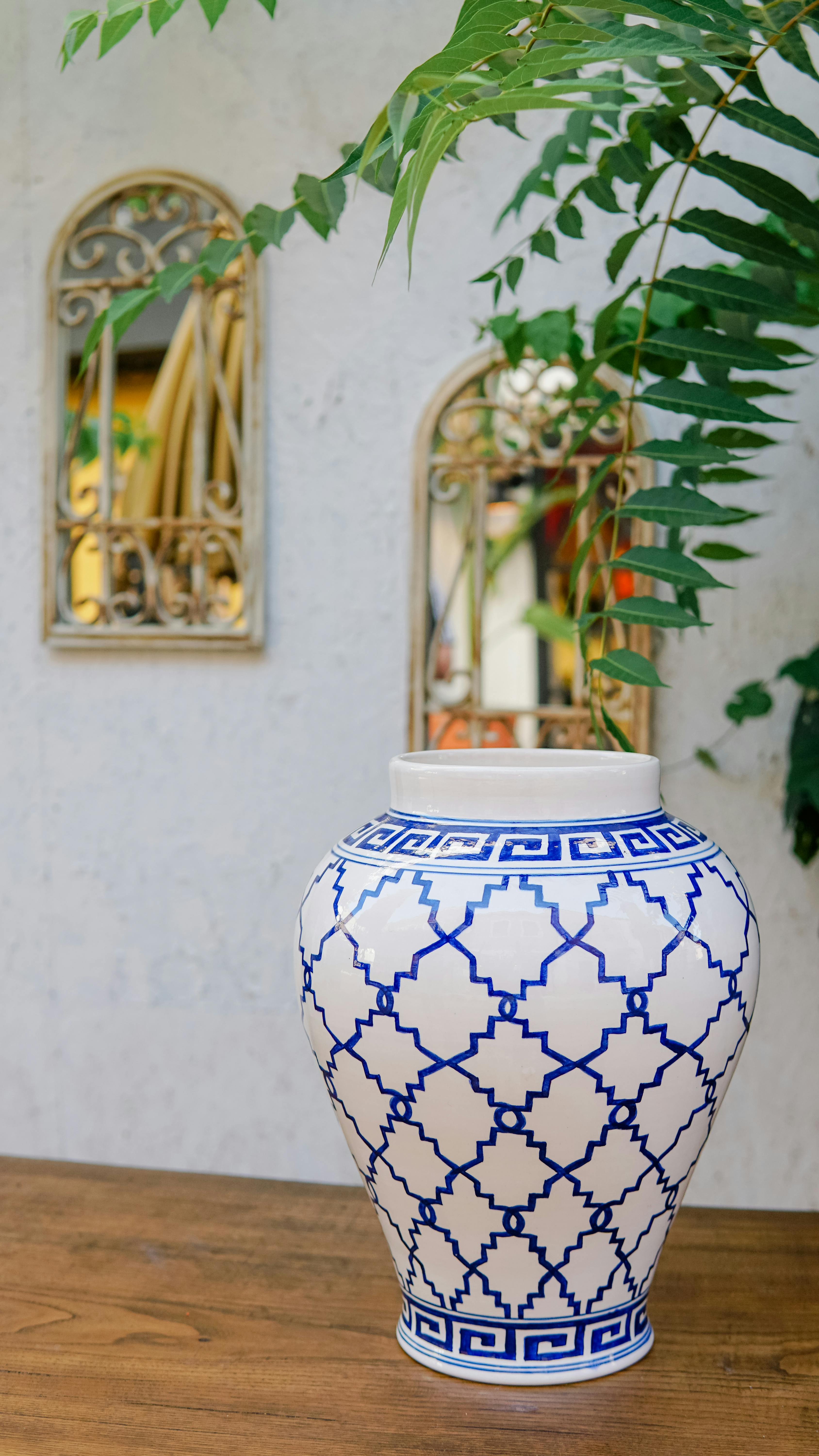 Decorative Porcelain Vase · Free Stock Photo