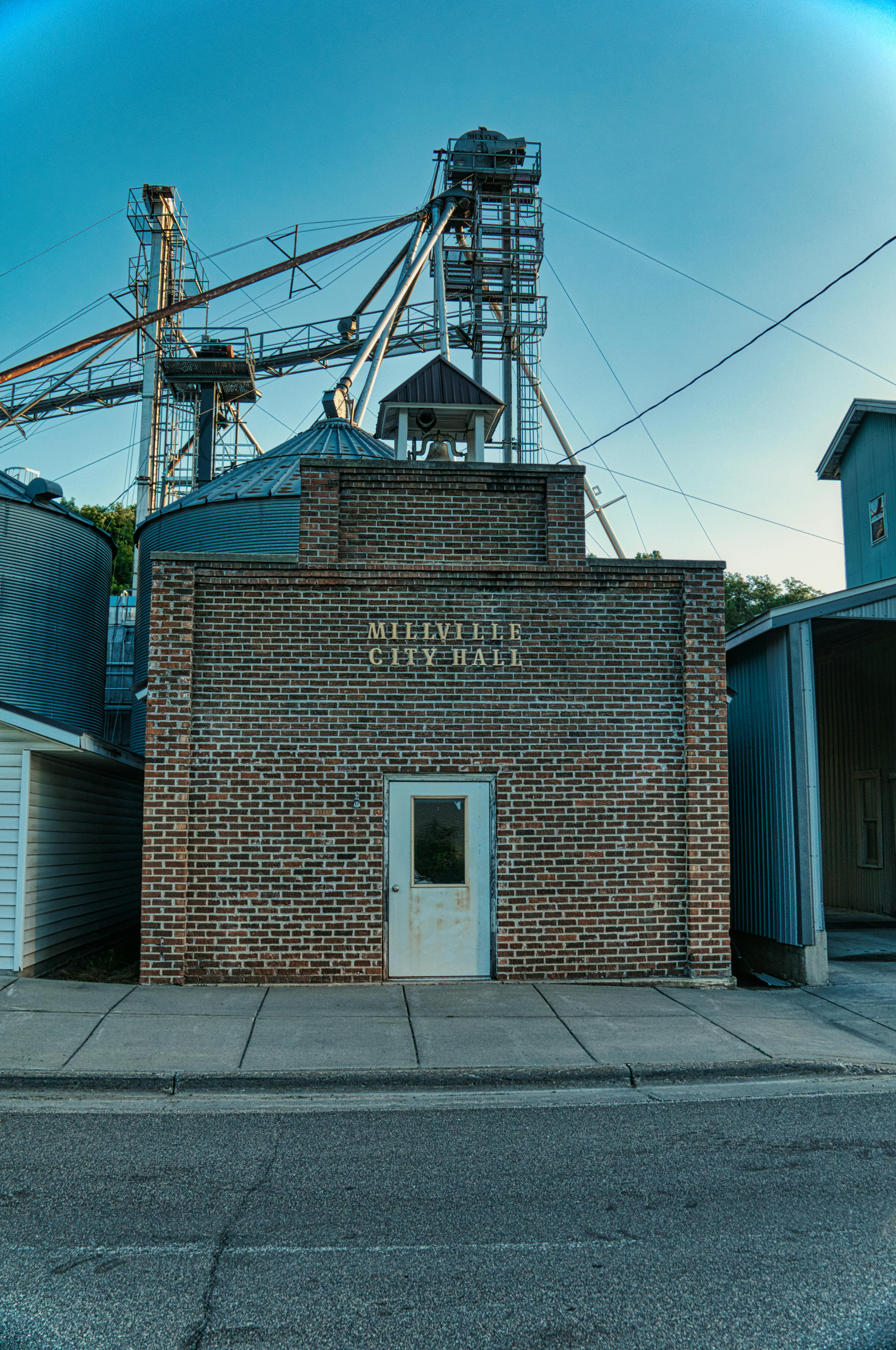 Entrance to Small City Hall Building · Free Stock Photo