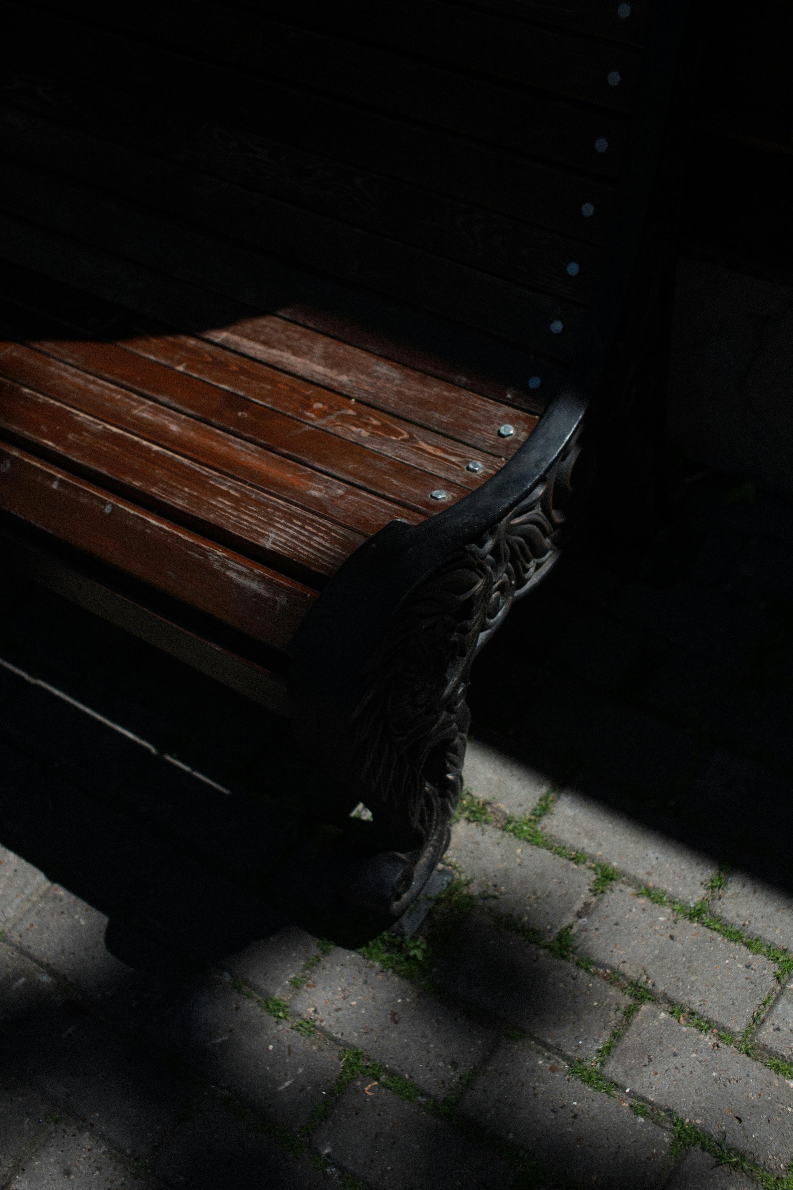 Close-up Photo of Brown Wooden Bench · Free Stock Photo