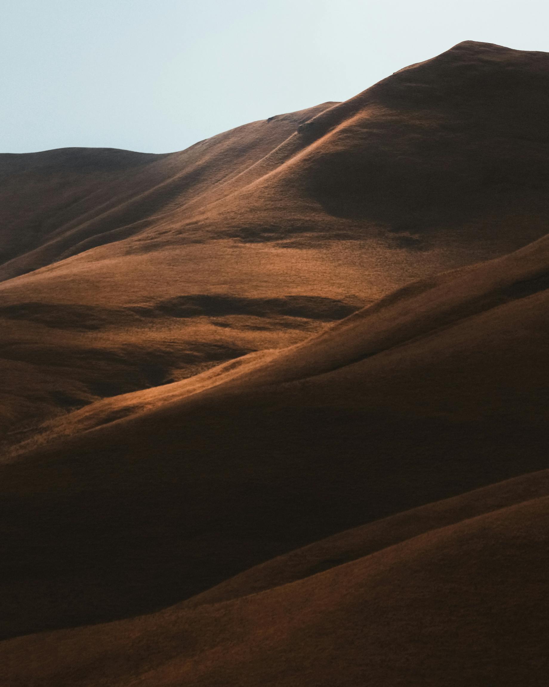 Gray Desert Under Blue Sky · Free Stock Photo