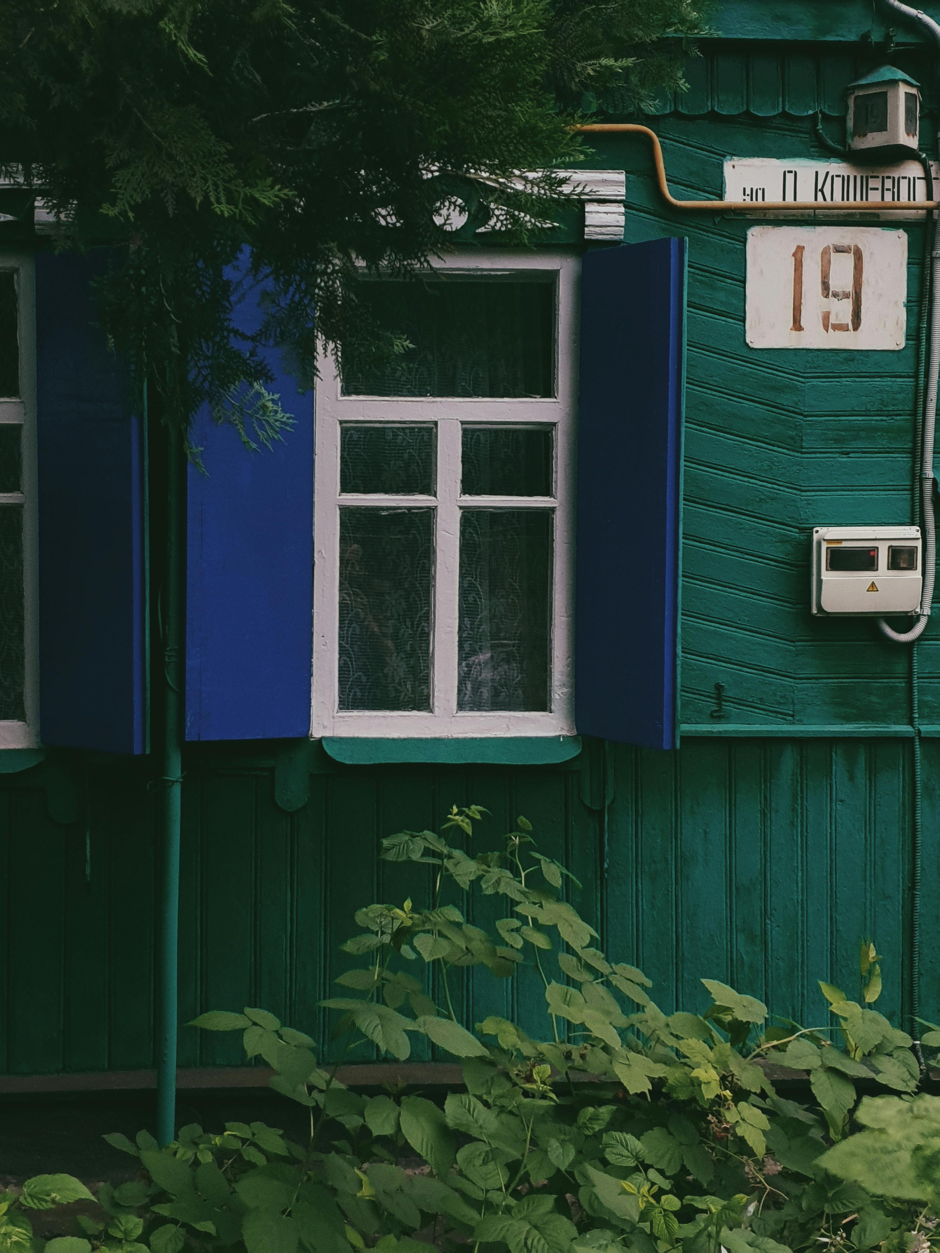 Blue Wooden Window · Free Stock Photo