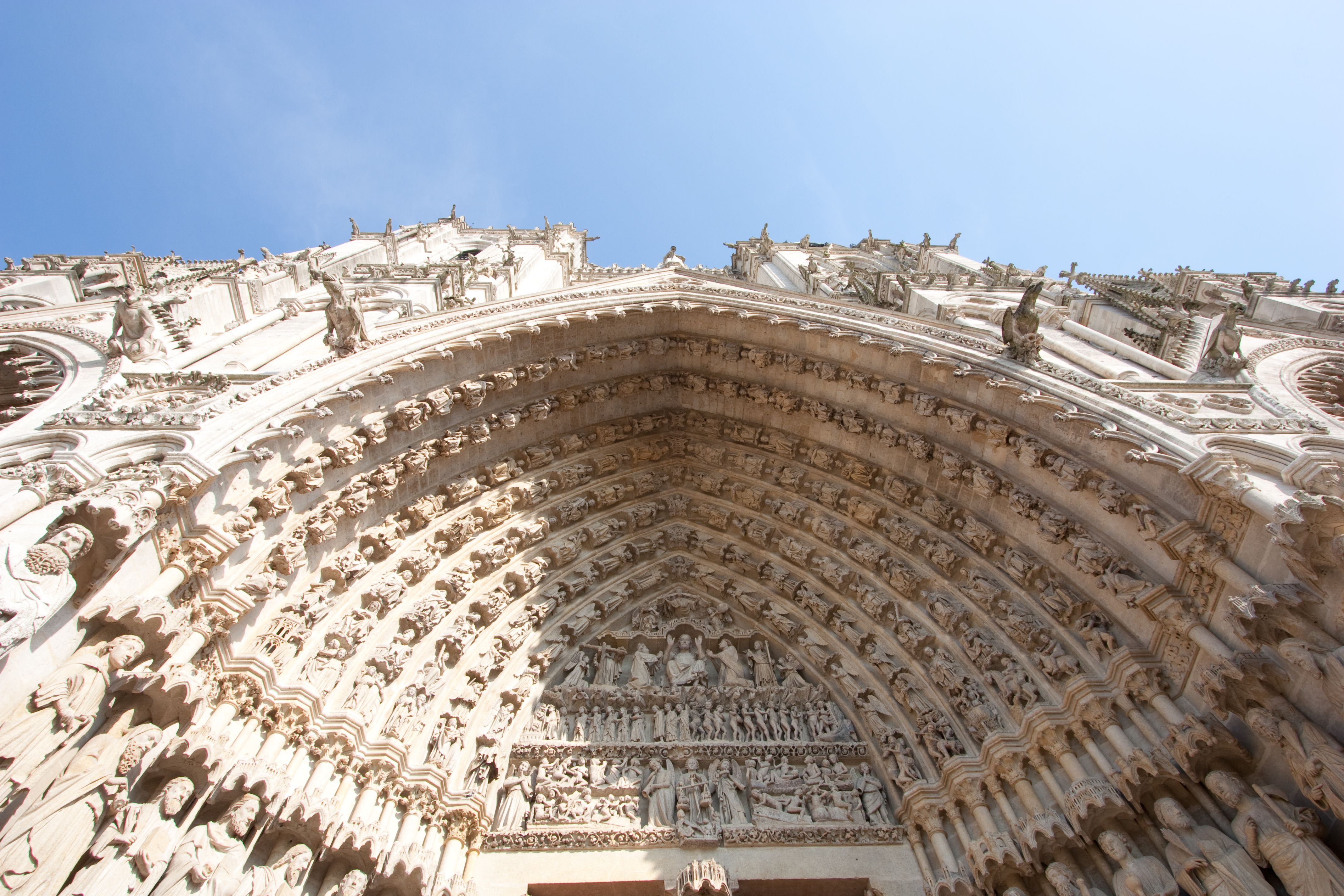 Low Angle View of an Ornate Arch Above Entrance to the Cathedral · Free ...