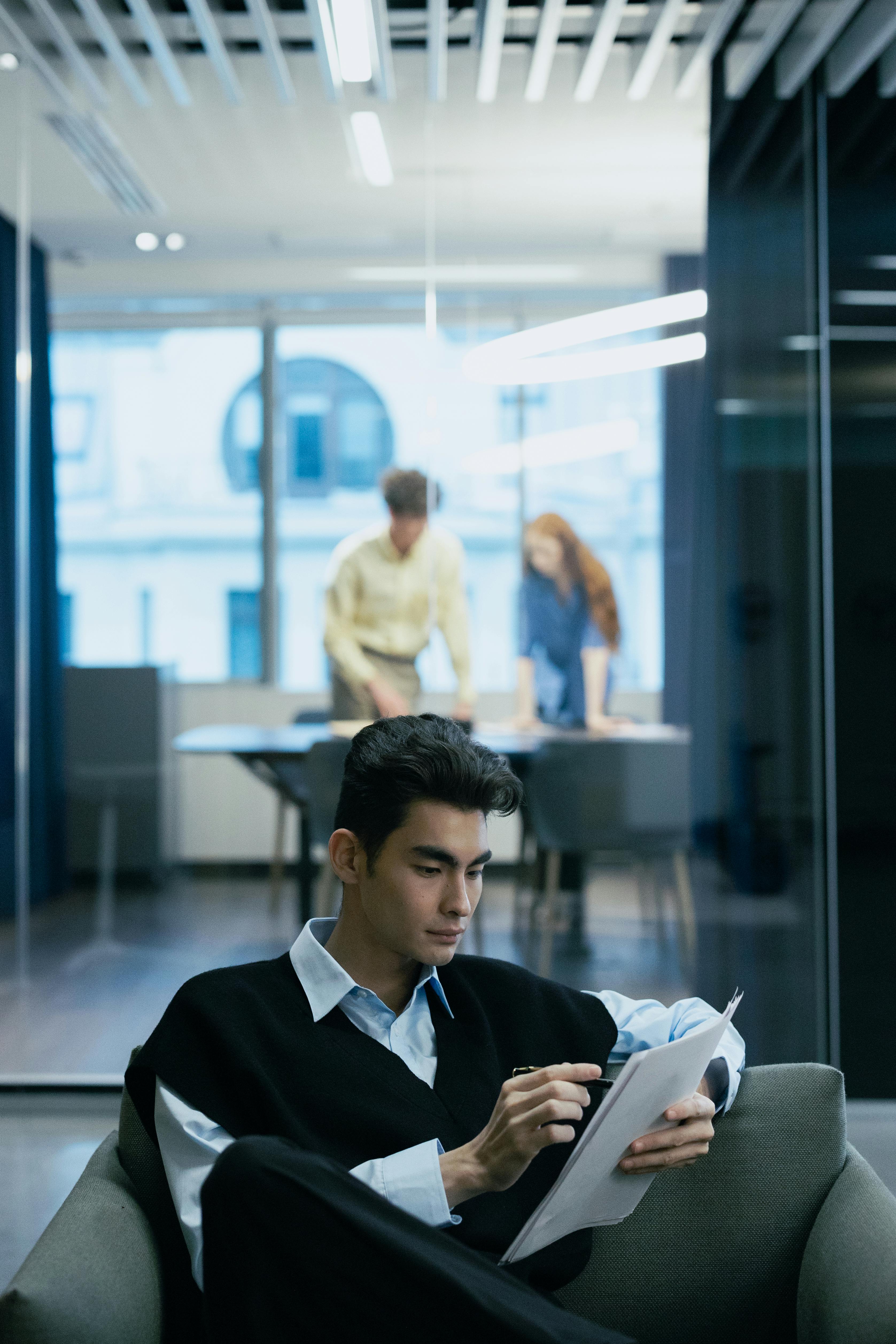 A Man Taking Notes · Free Stock Photo
