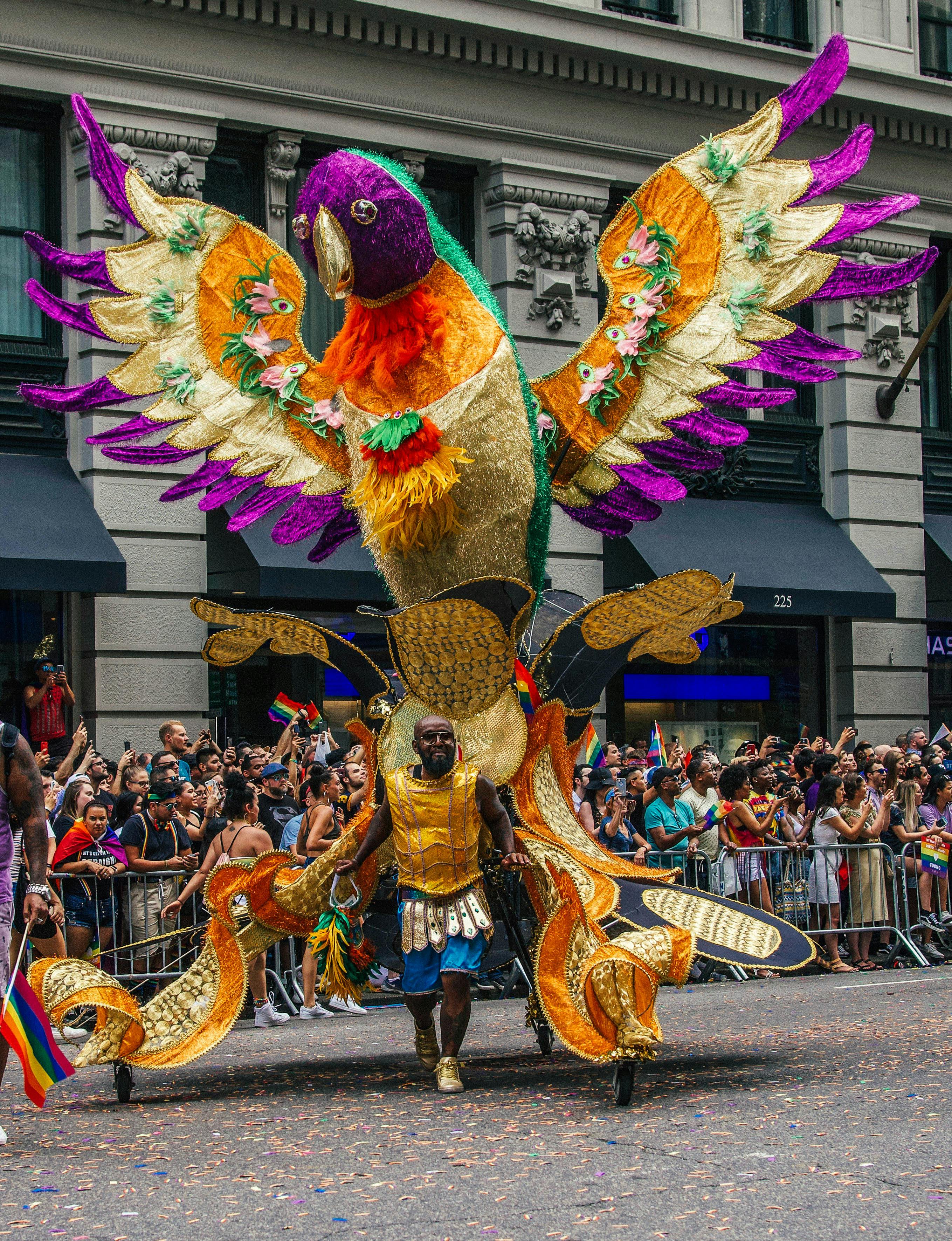 Group of People Walking in a Parade · Free Stock Photo