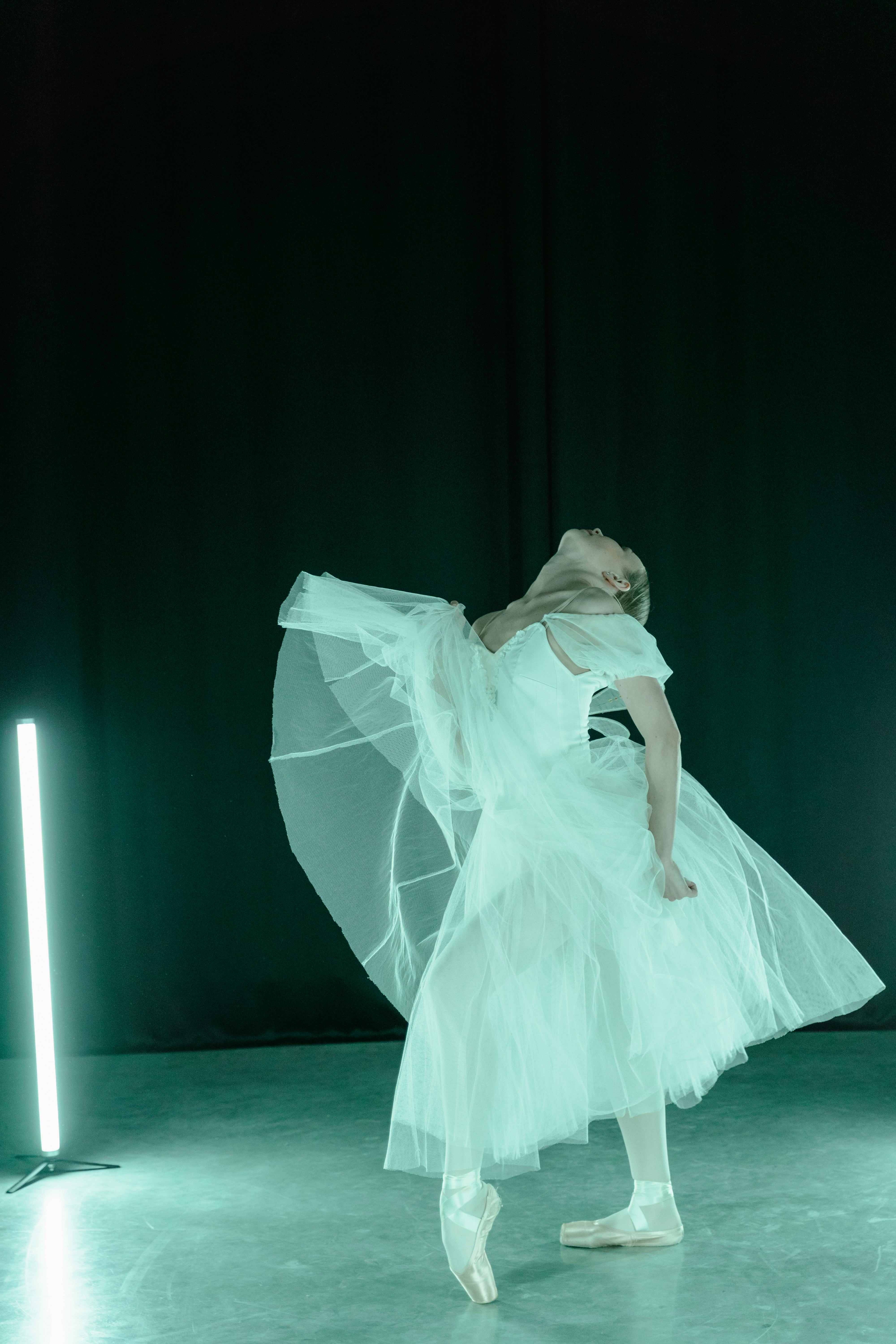 A Ballerina Tilting Her Head Back · Free Stock Photo