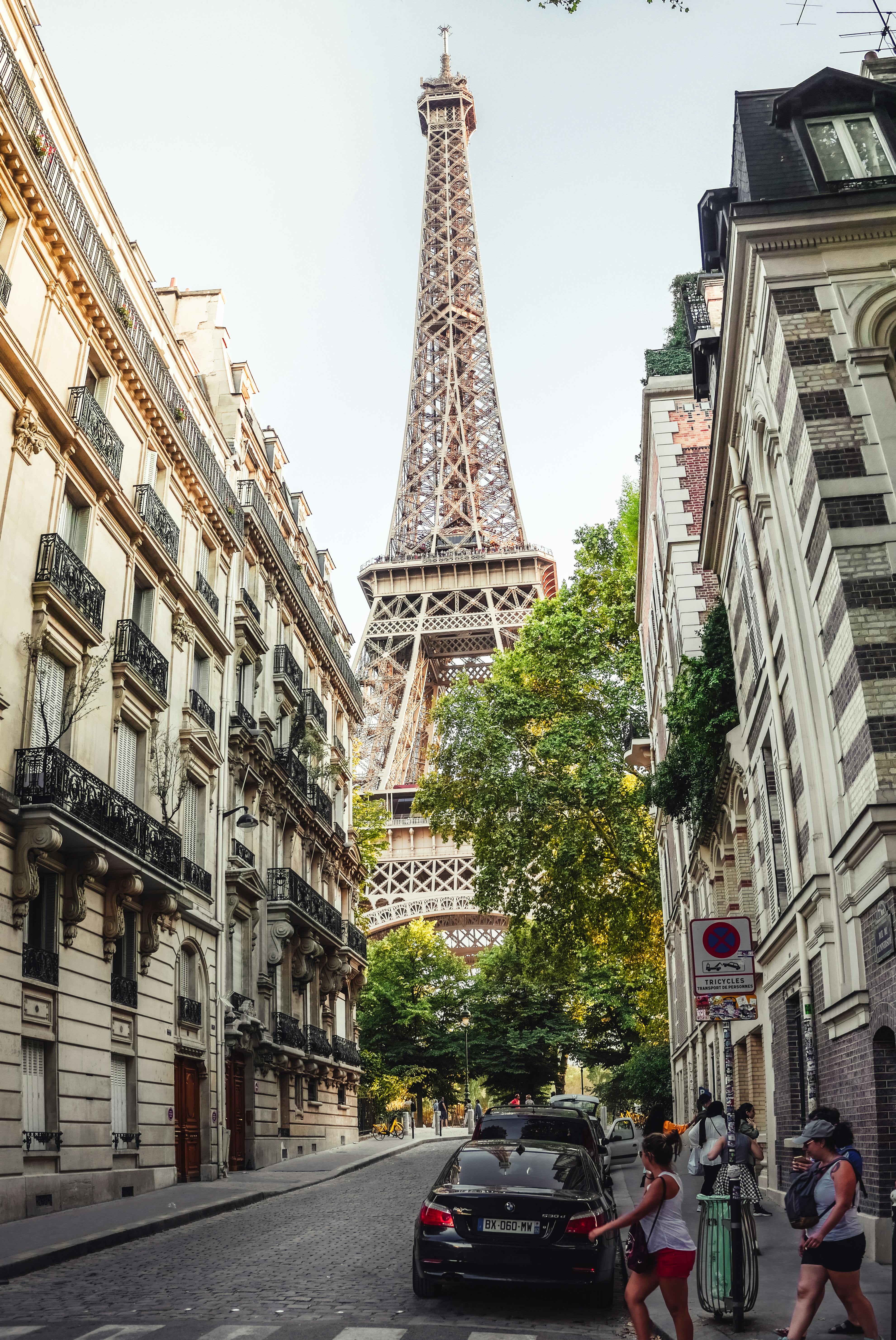 Photograph of a Buildings Near the Eiffel Tower · Free Stock Photo