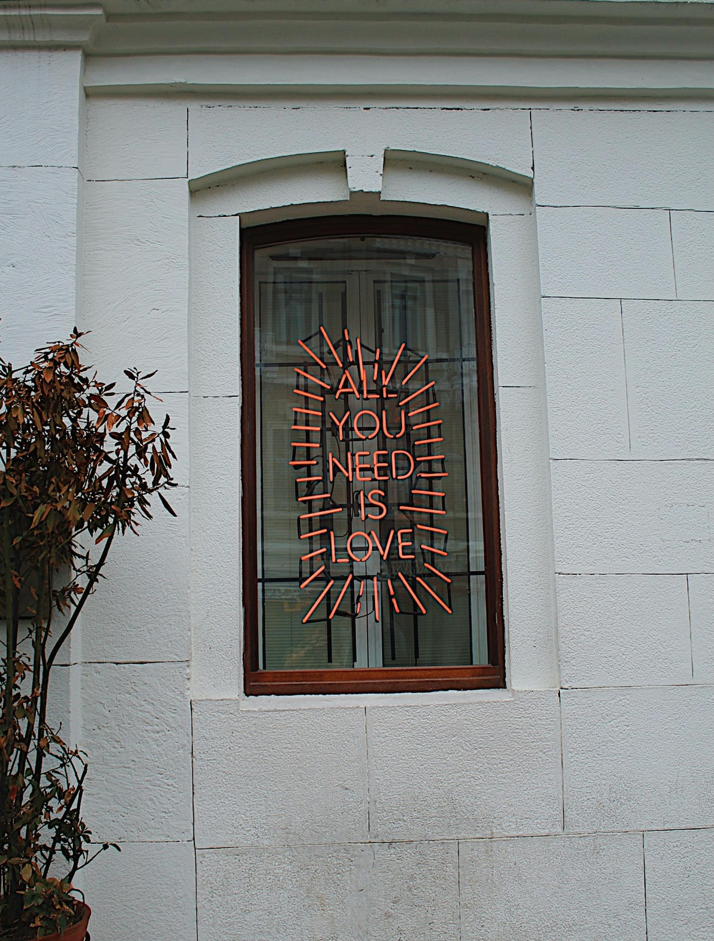 Neon Signage on a Window · Free Stock Photo