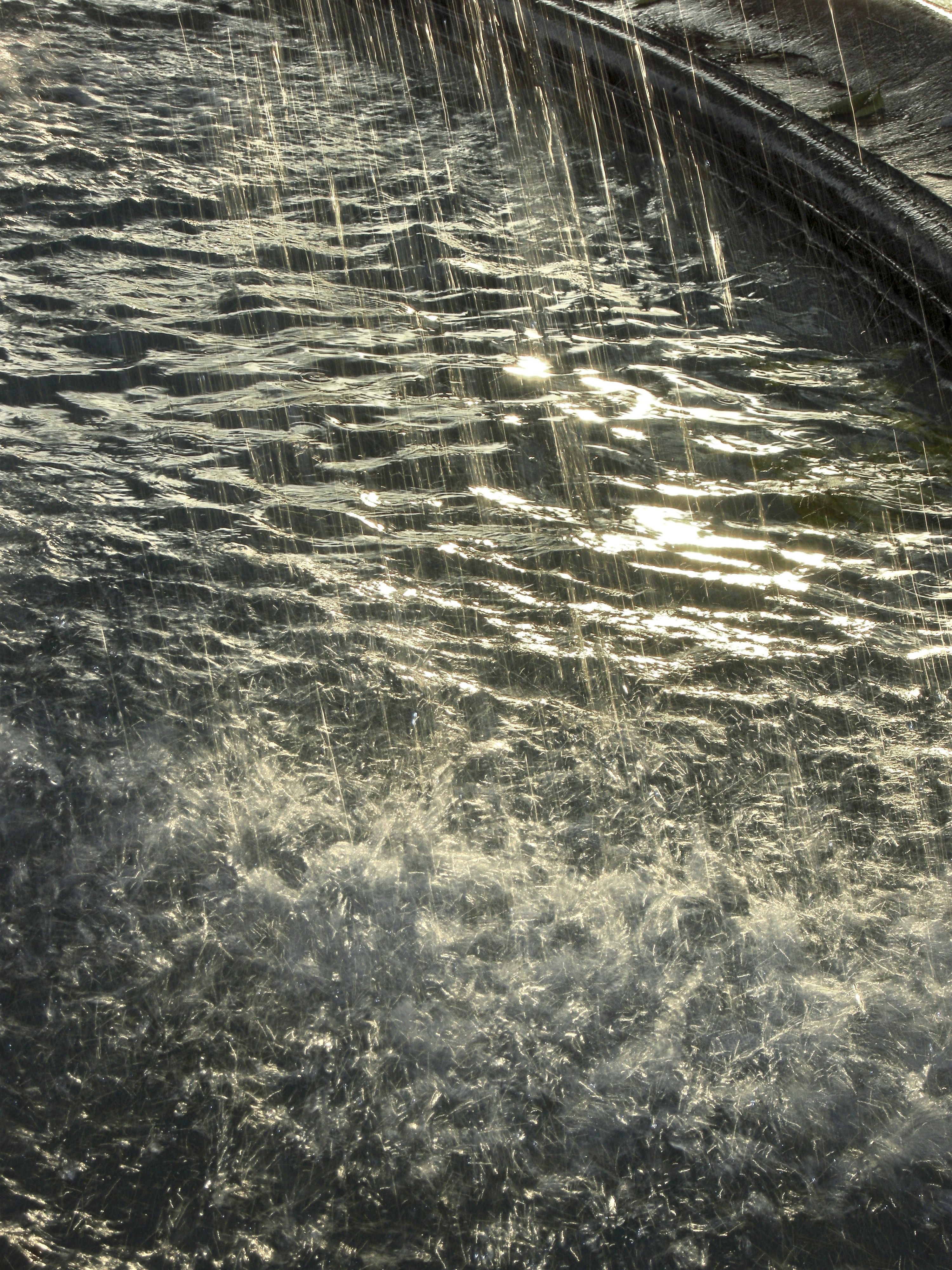 Water spraying into the air from fountain · Free Stock Photo