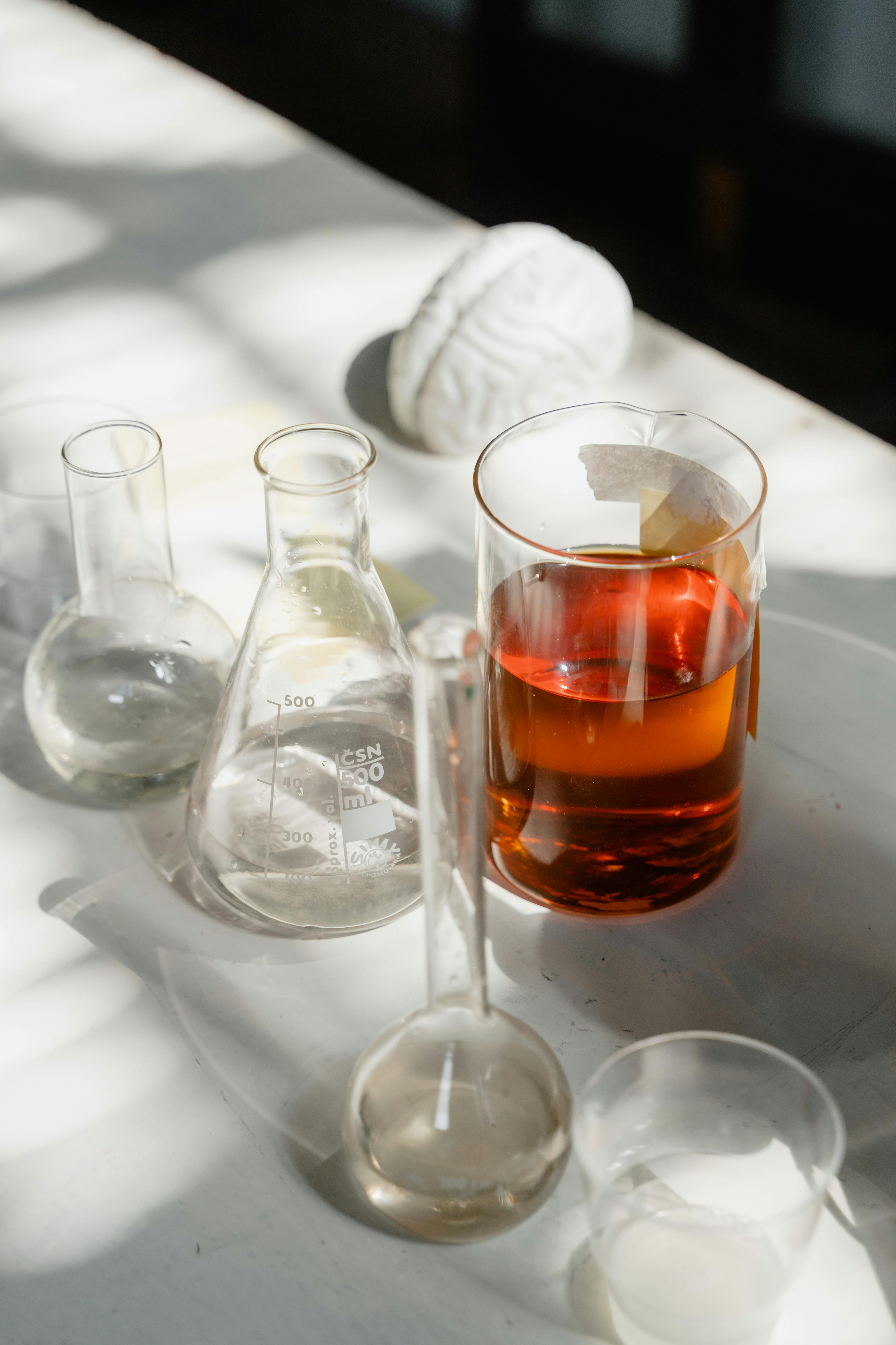 A Variety of Flasks · Free Stock Photo