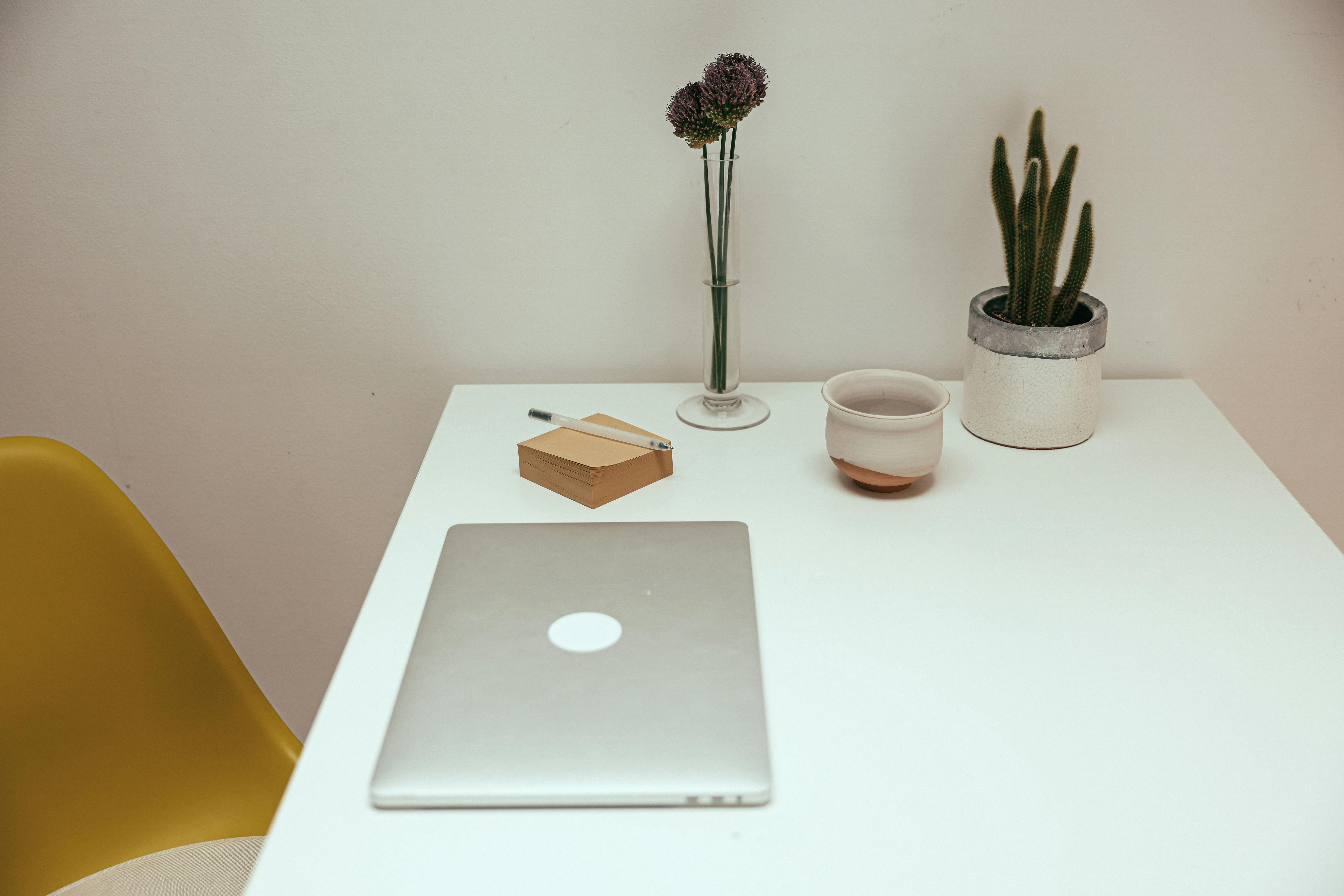 Laptop and Sticky Notes on a Desk · Free Stock Photo