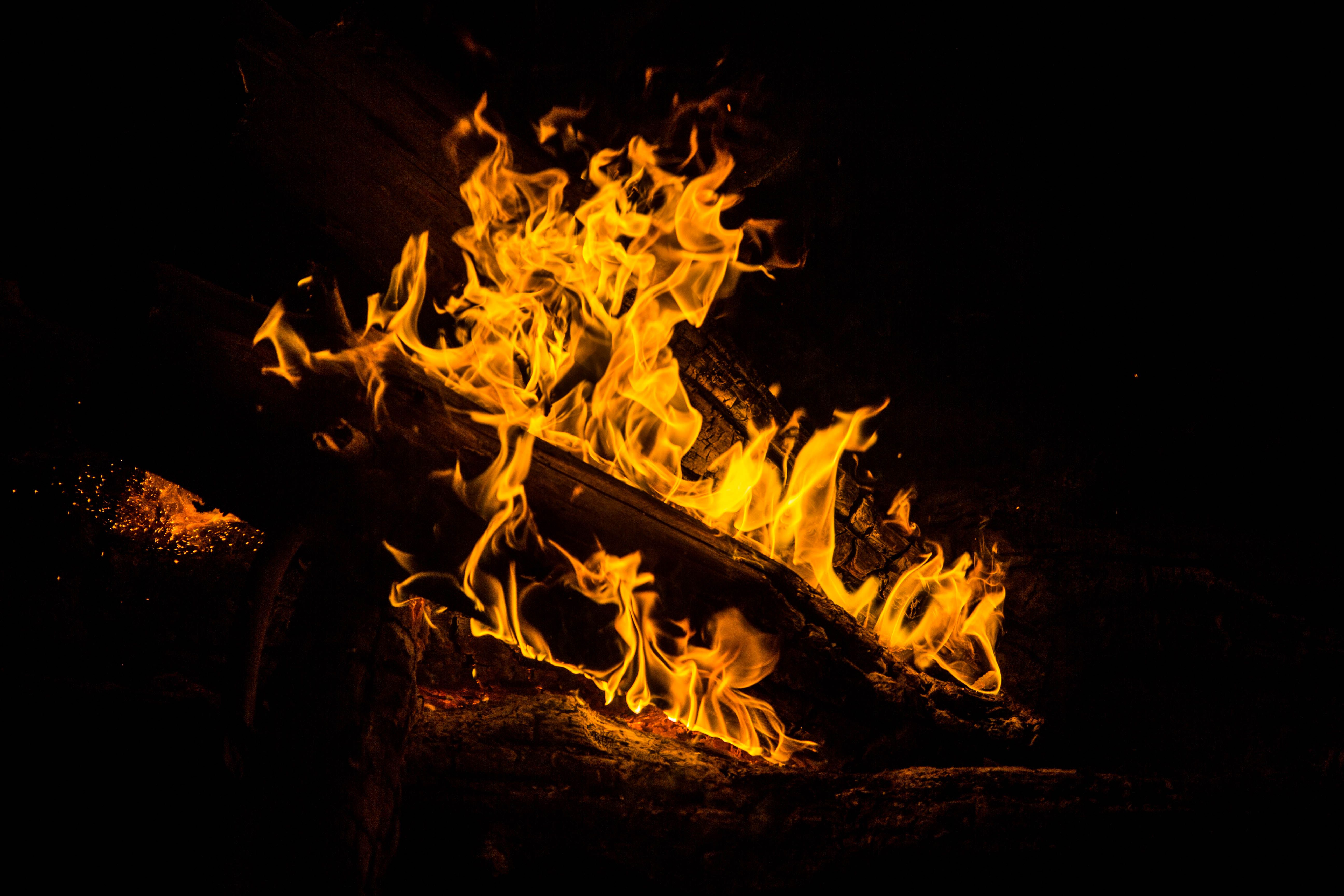 Close-Up Photo of Burning Fire · Free Stock Photo
