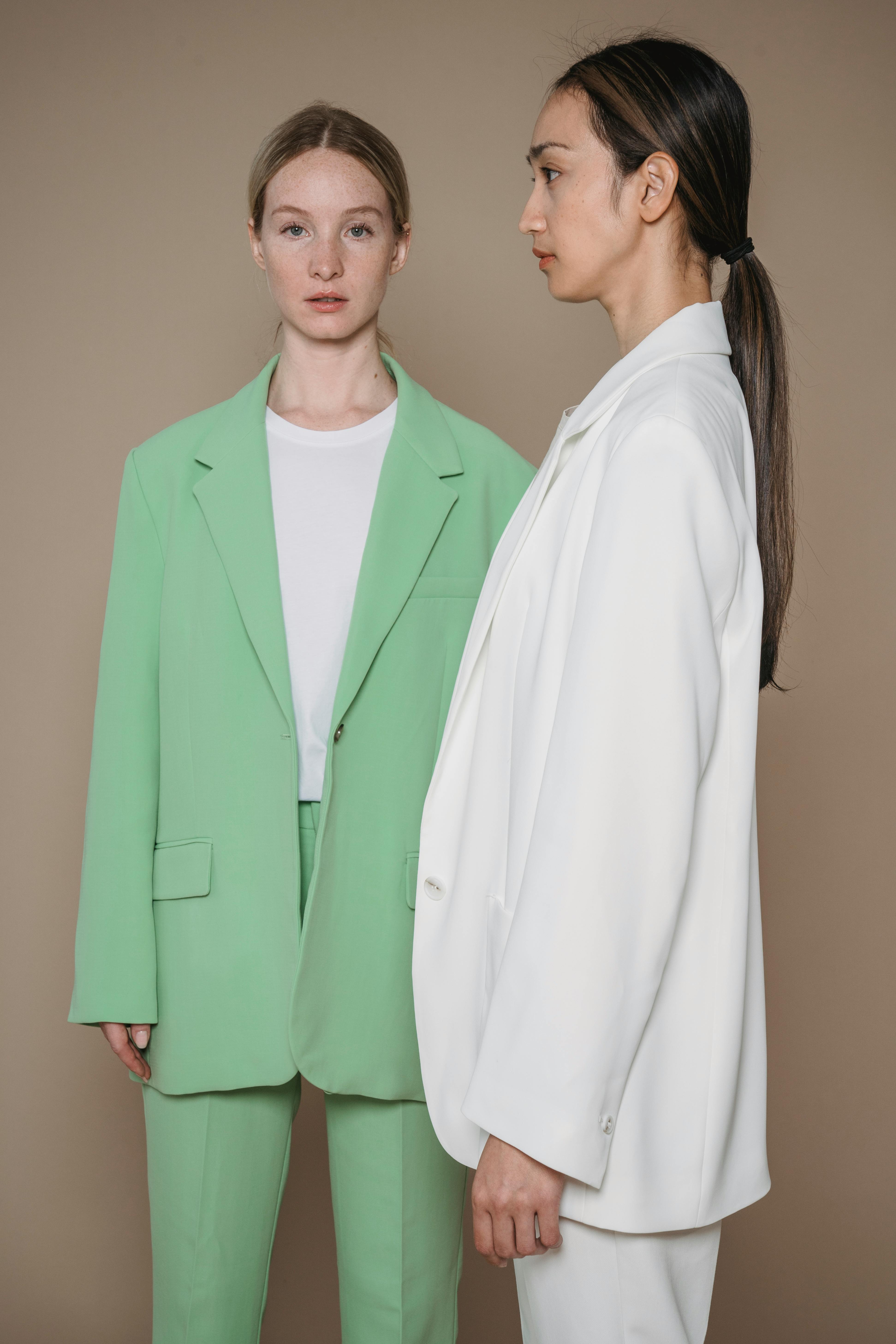 Women in Loose Stylish Suits · Free Stock Photo