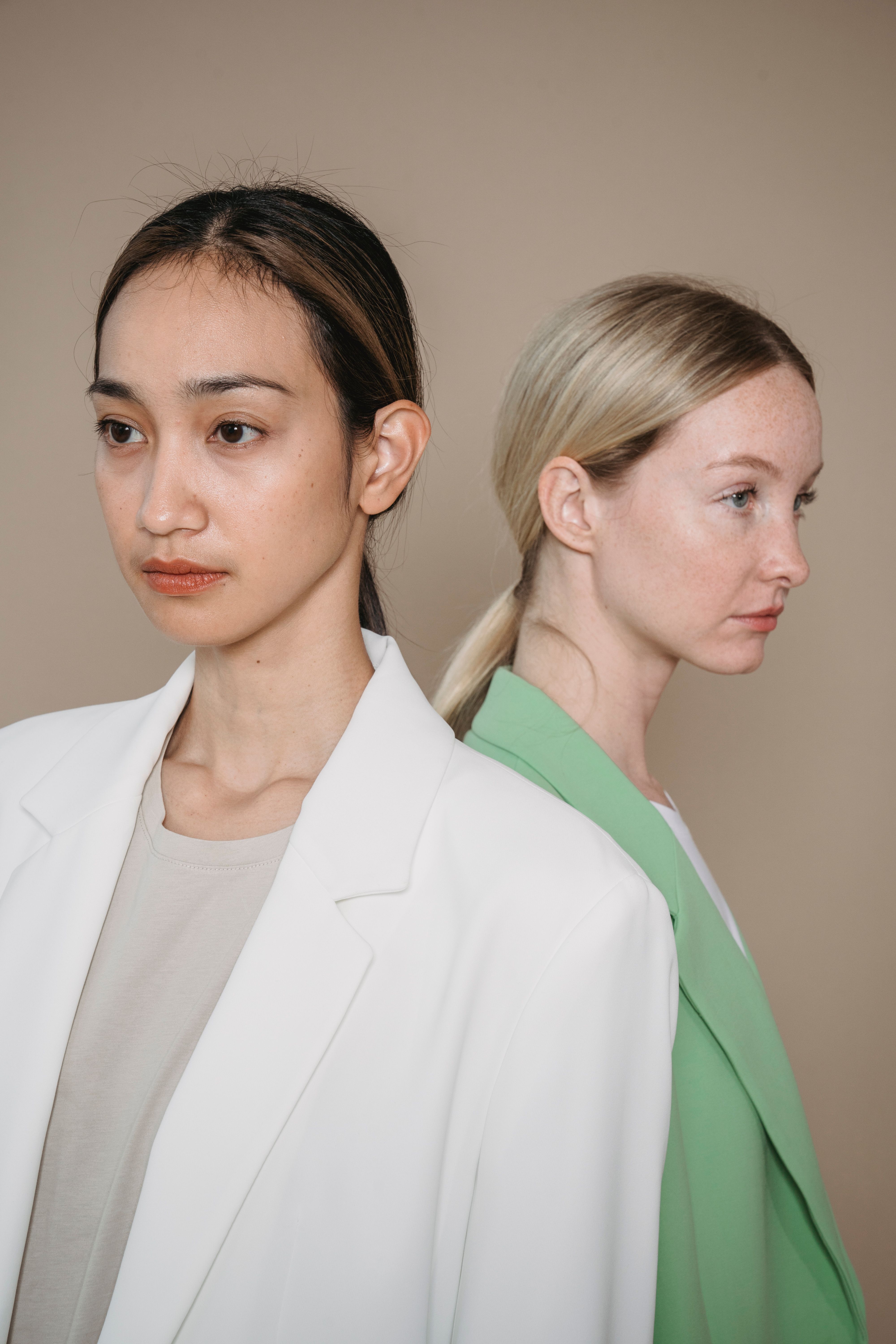 Models in Blazers Back to Back · Free Stock Photo