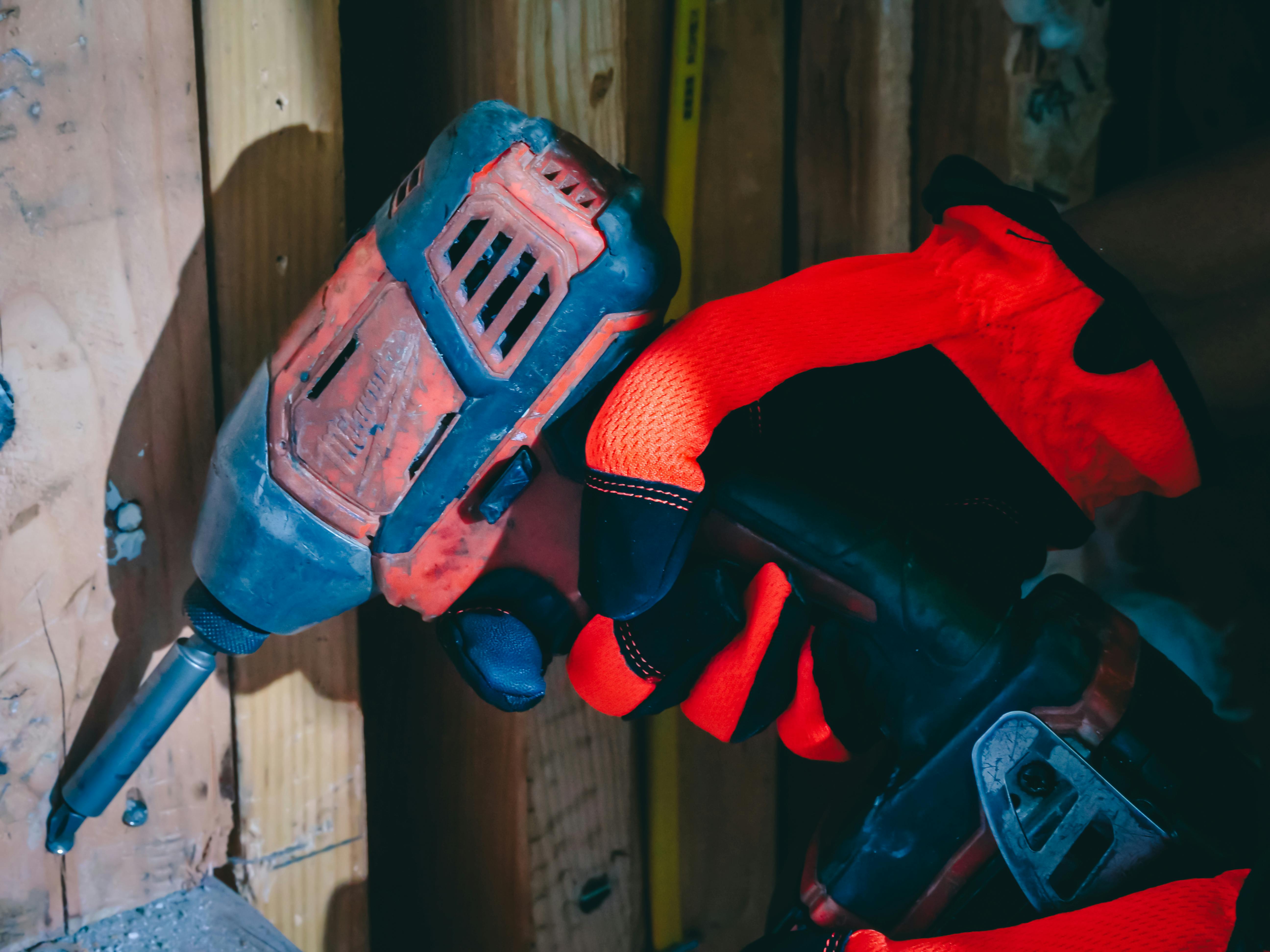 Person Using Dewalt Cordless Impact Driver on Brown Board · Free Stock ...