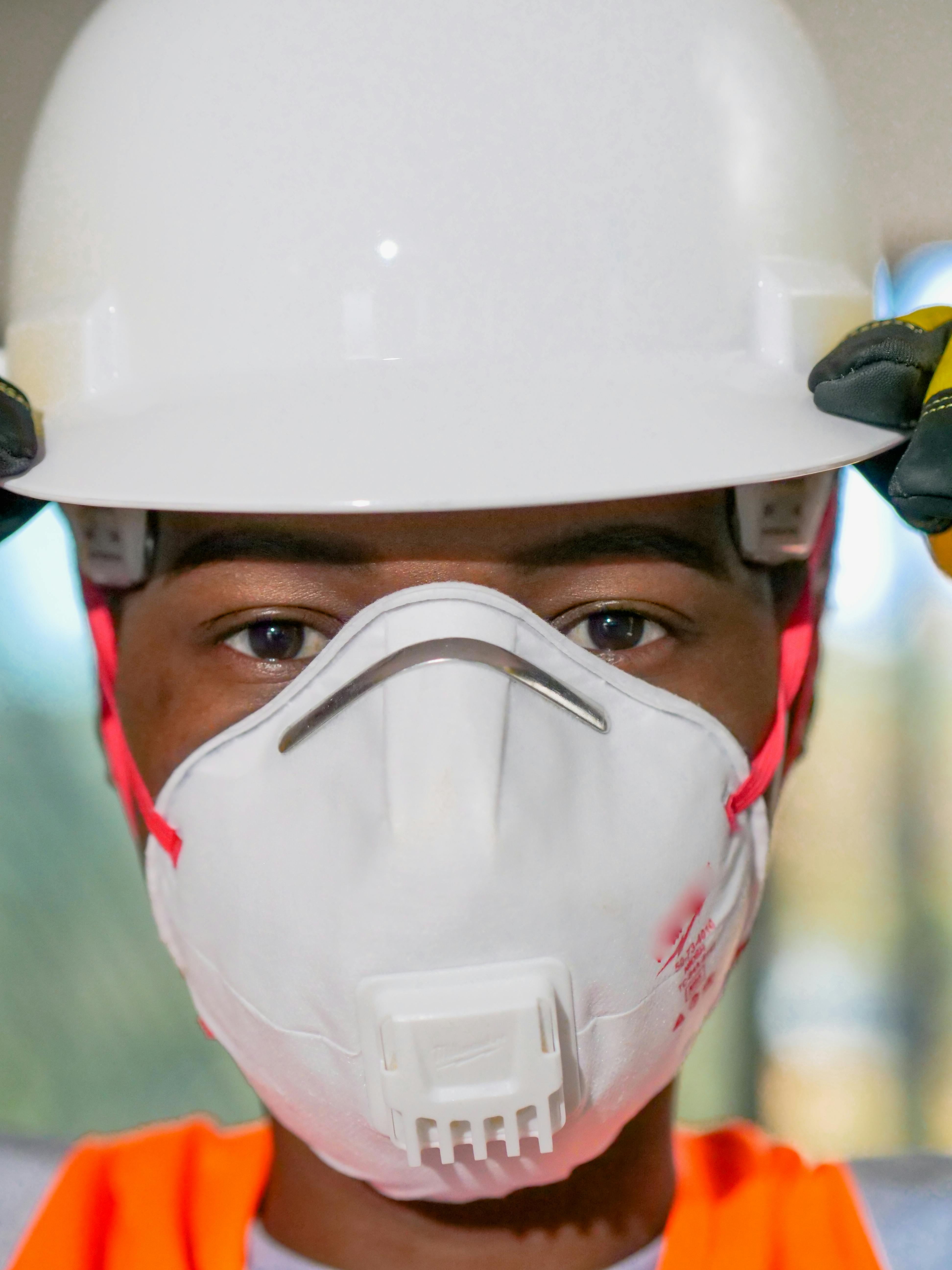 Person Wearing N95 Mask · Free Stock Photo