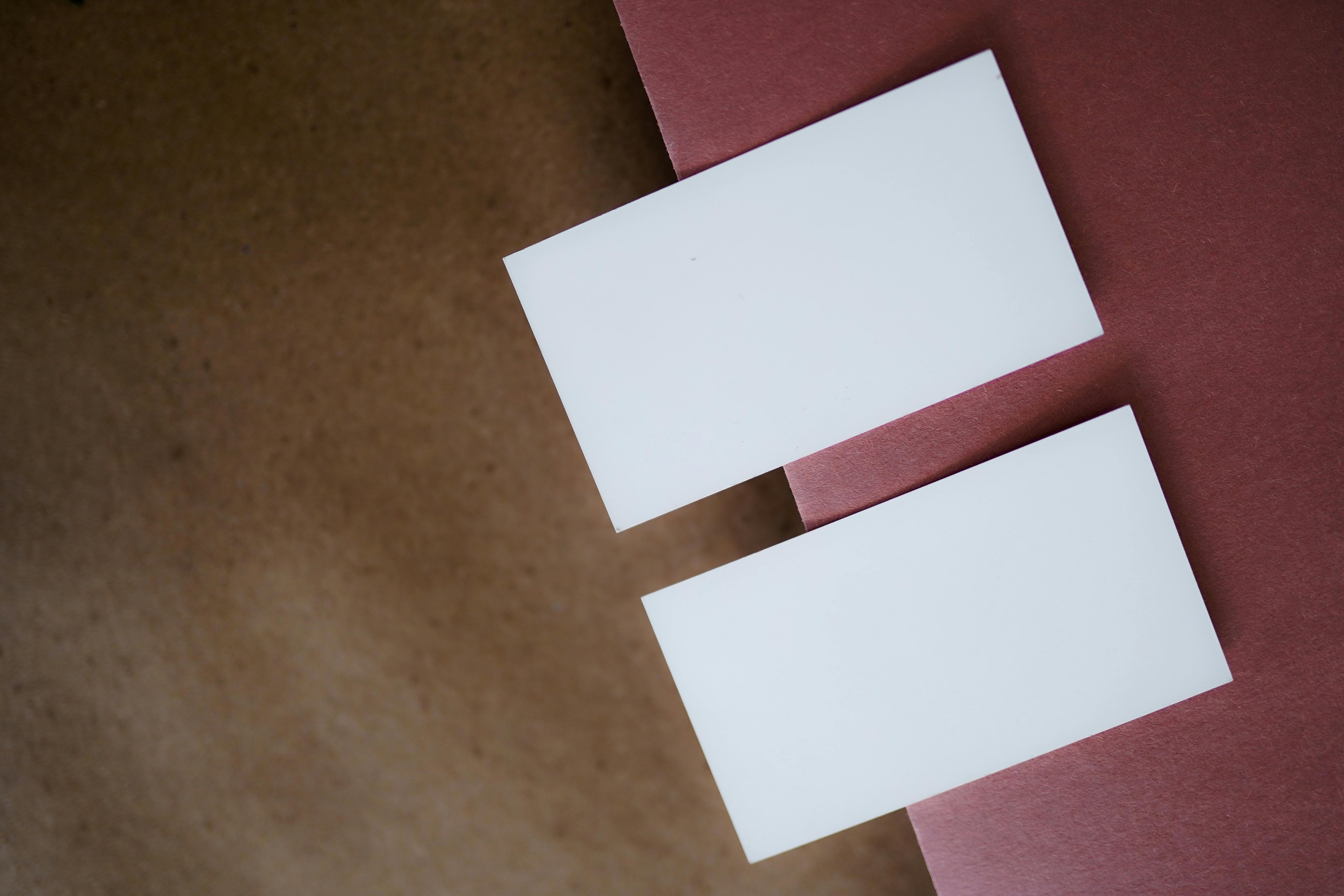 White Tag With String and Black Background · Free Stock Photo