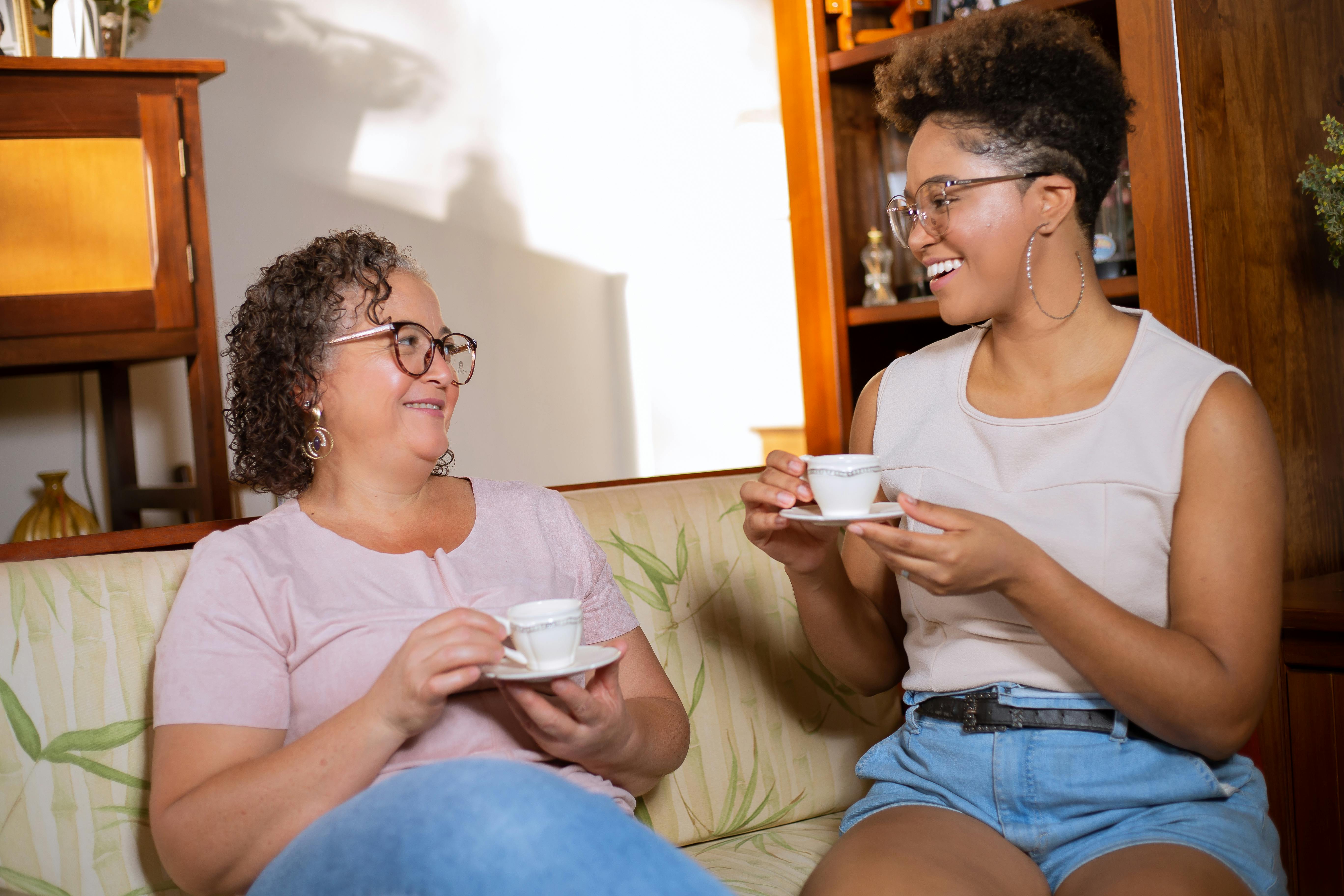 Women Having a Cup of Tea · Free Stock Photo