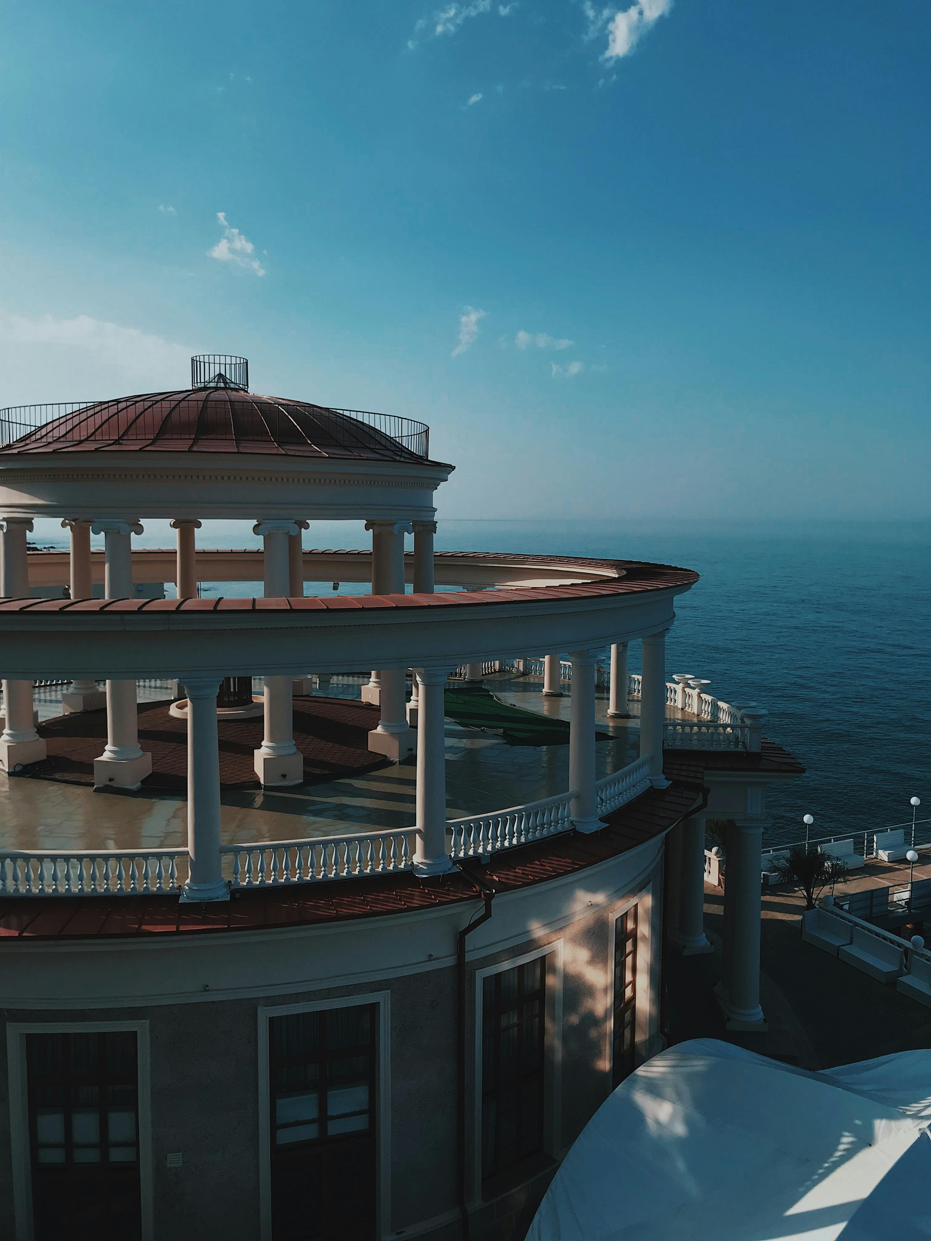 Beautiful Architectural Structure by the Sea · Free Stock Photo