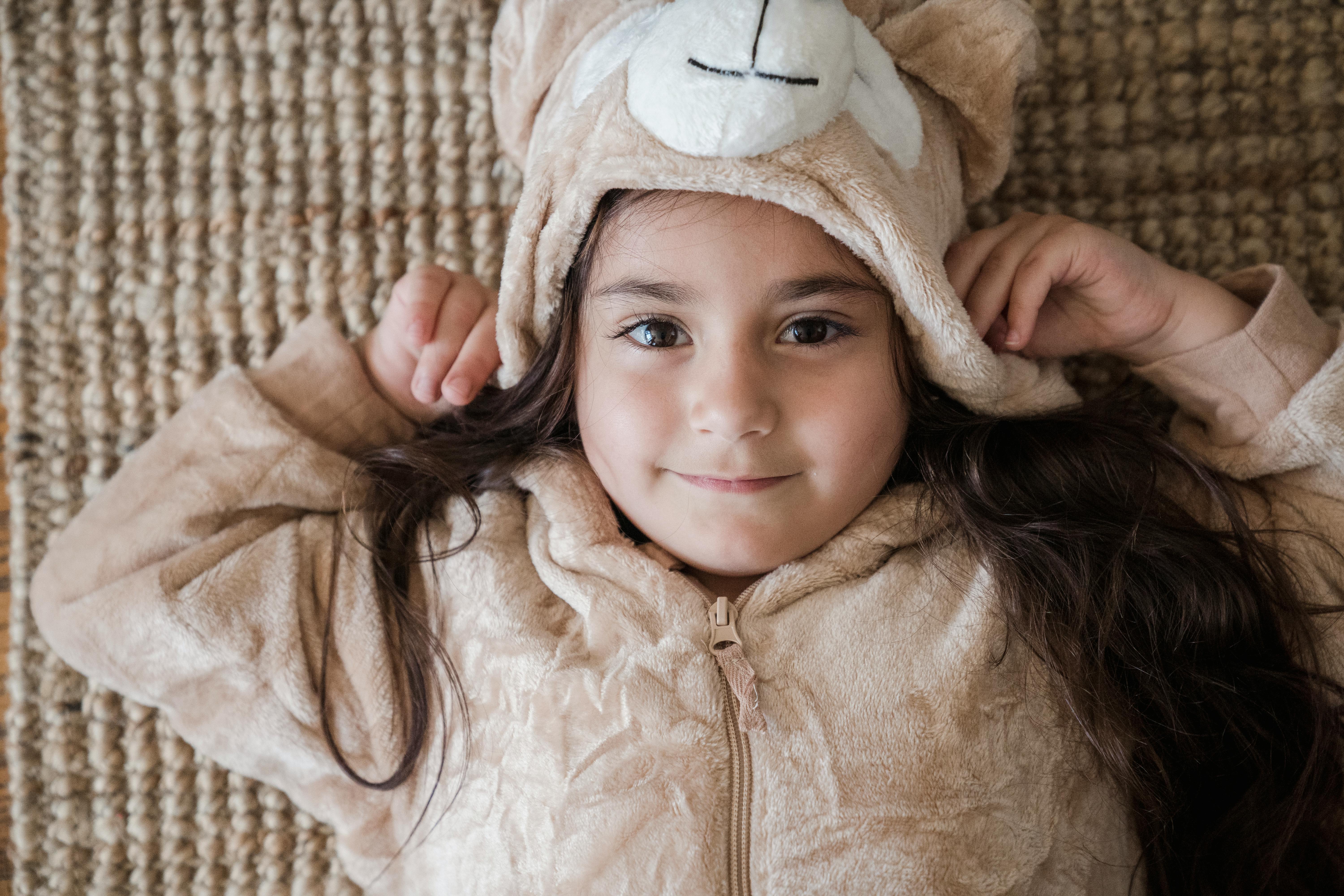 A Girl Wearing a Onesie · Free Stock Photo